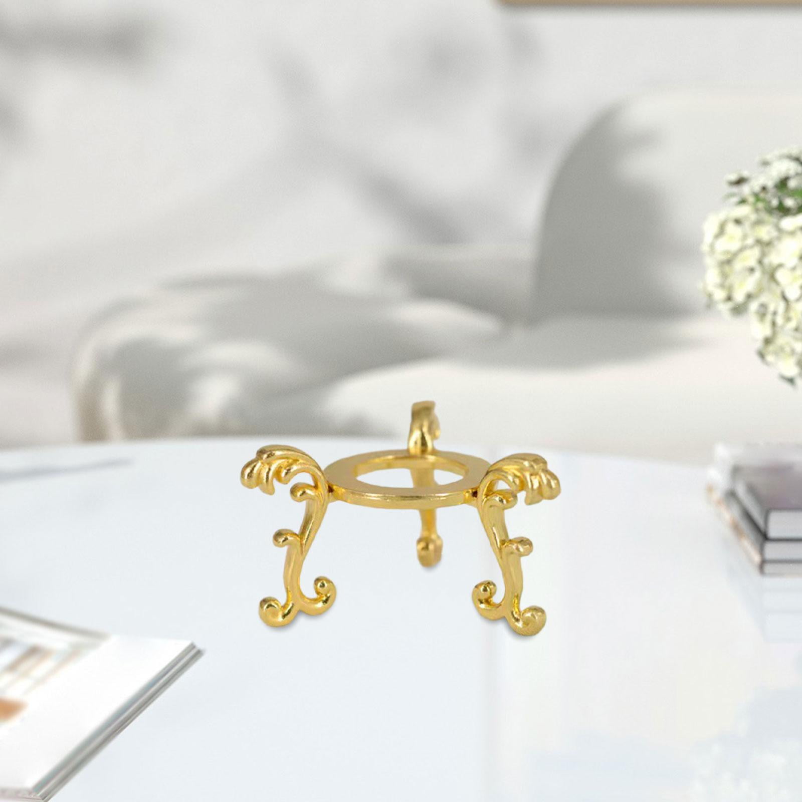 PETSOLA Crystal Ball Metal Base Ball Display Stand Crystal Ball Stand ...