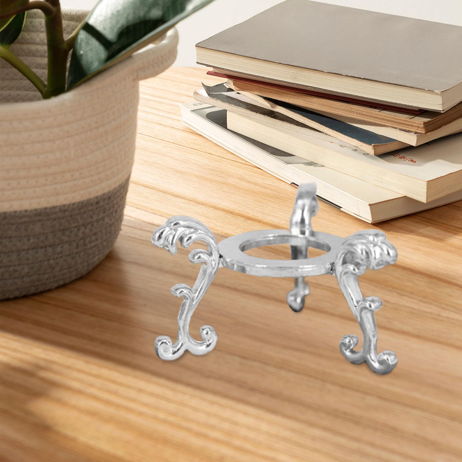 PETSOLA Crystal Ball Metal Base Ball Display Stand Crystal Ball Stand ...