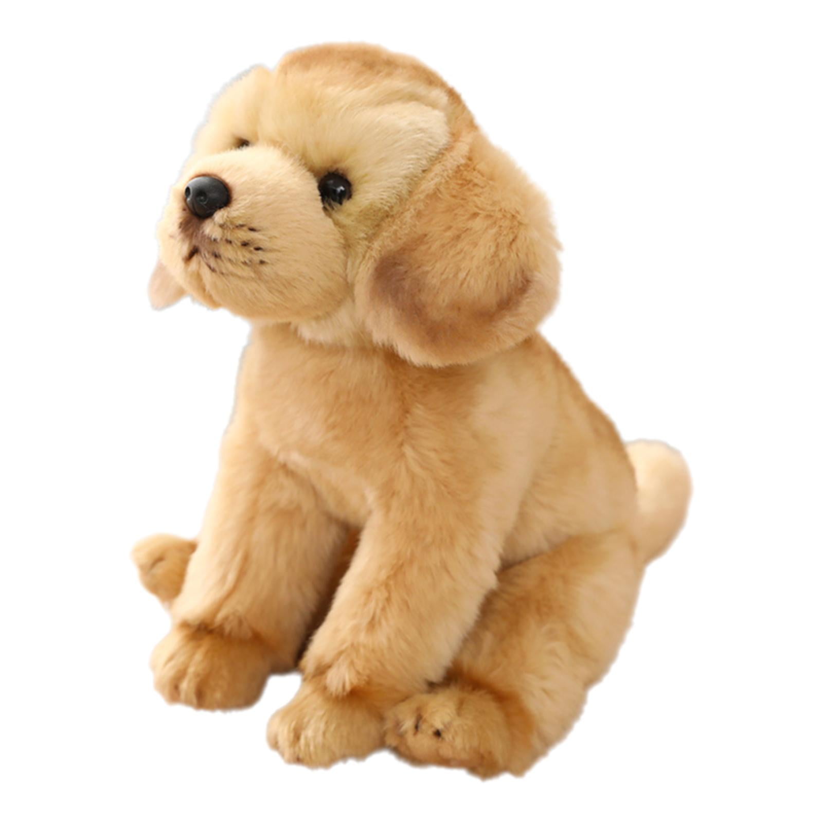 PETSOLA Dog Stuffed Animal Doll Dog Soft Toy Huggable Realistic ...