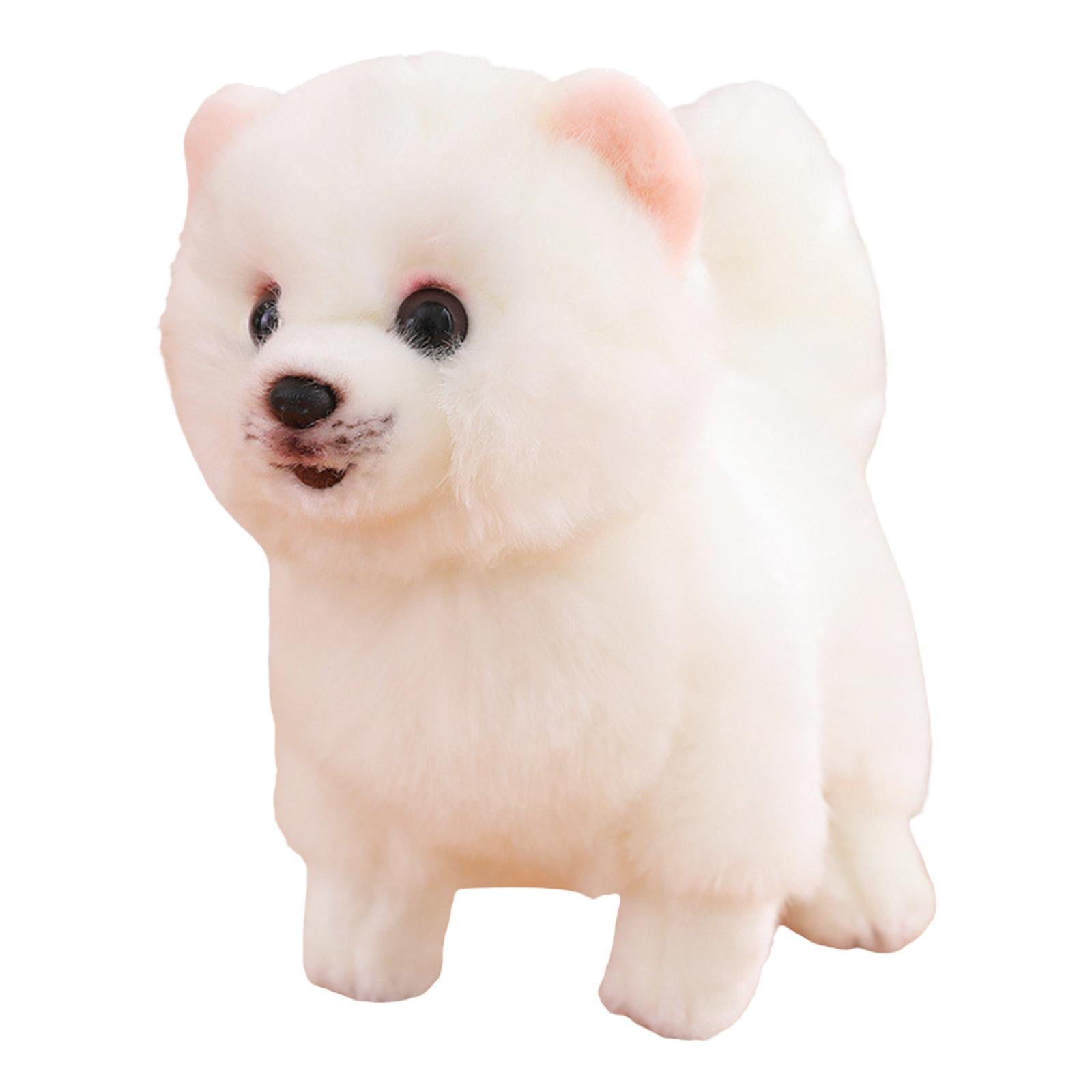 PETSOLA Dog Stuffed Animal Doll Dog Soft Toy Huggable Realistic ...