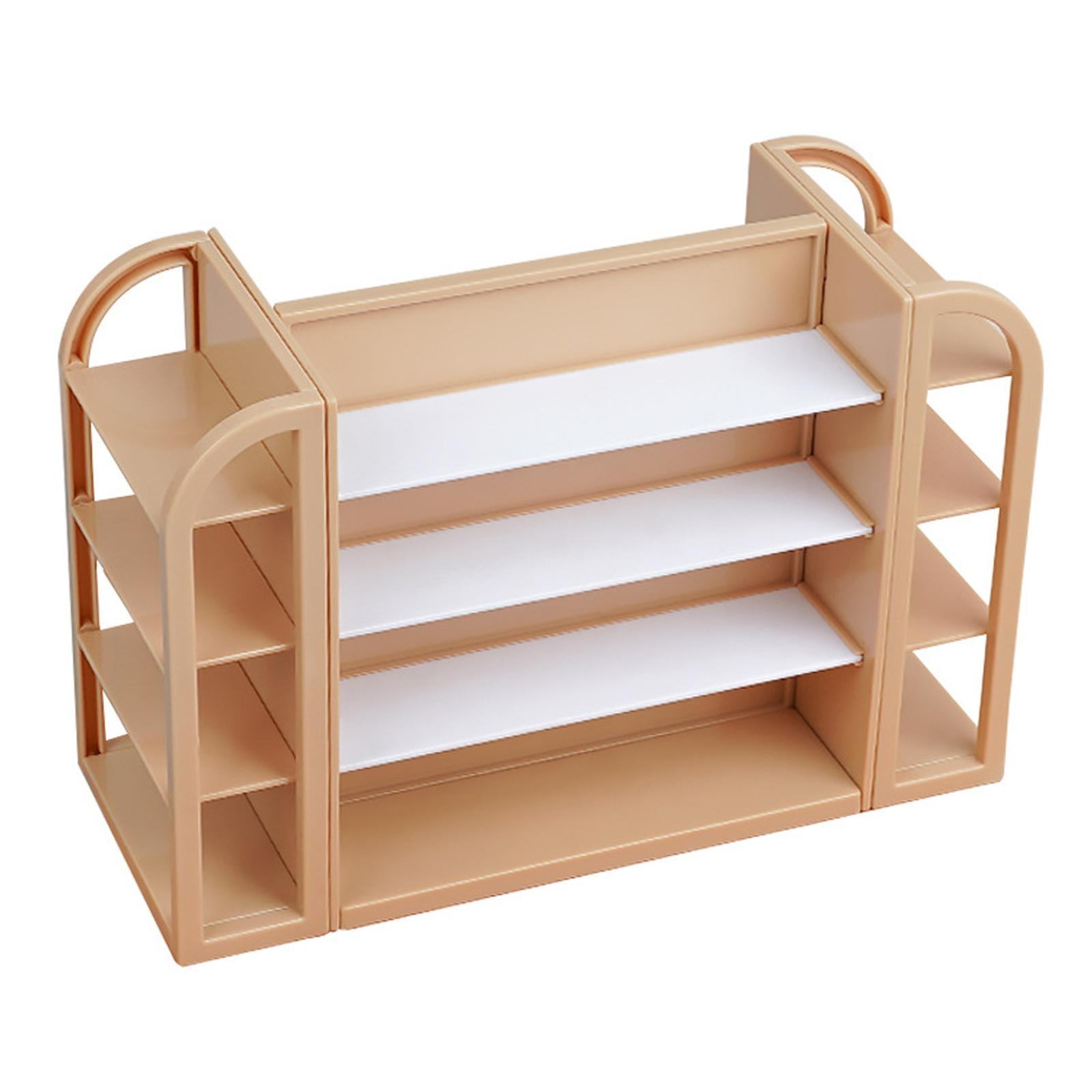 PETSOLA Dollhouse Shelves Dollhouse Miniature Supermarket Shelves ...