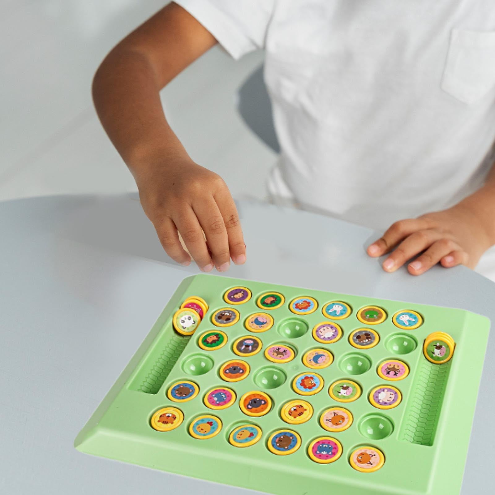 PETSOLA Flip Chess Memory Matching Game Strategy Game Educational Chess ...