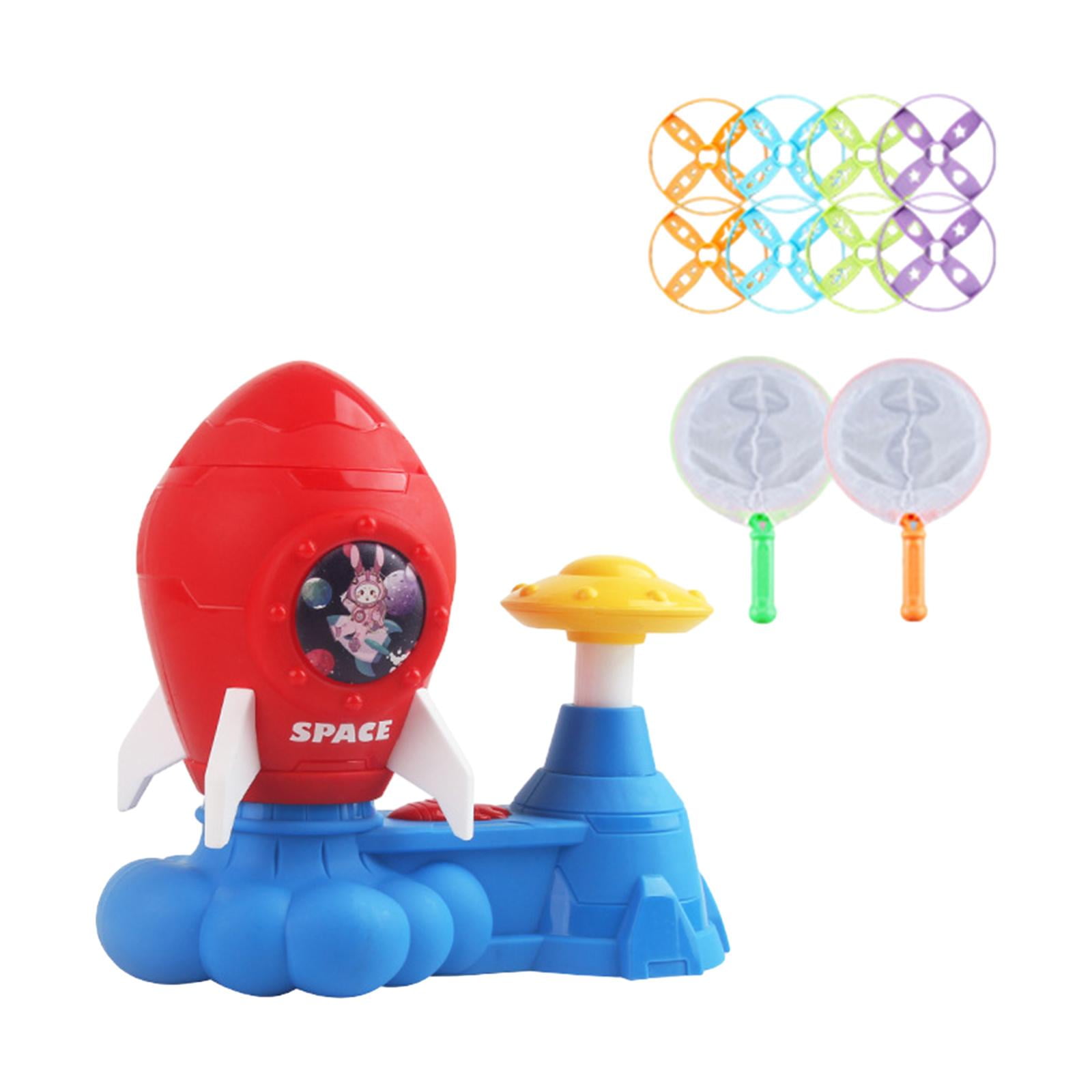 PETSOLA Flying Disc Launcher Toy Outdoor Toy Chasing Game Launching and ...