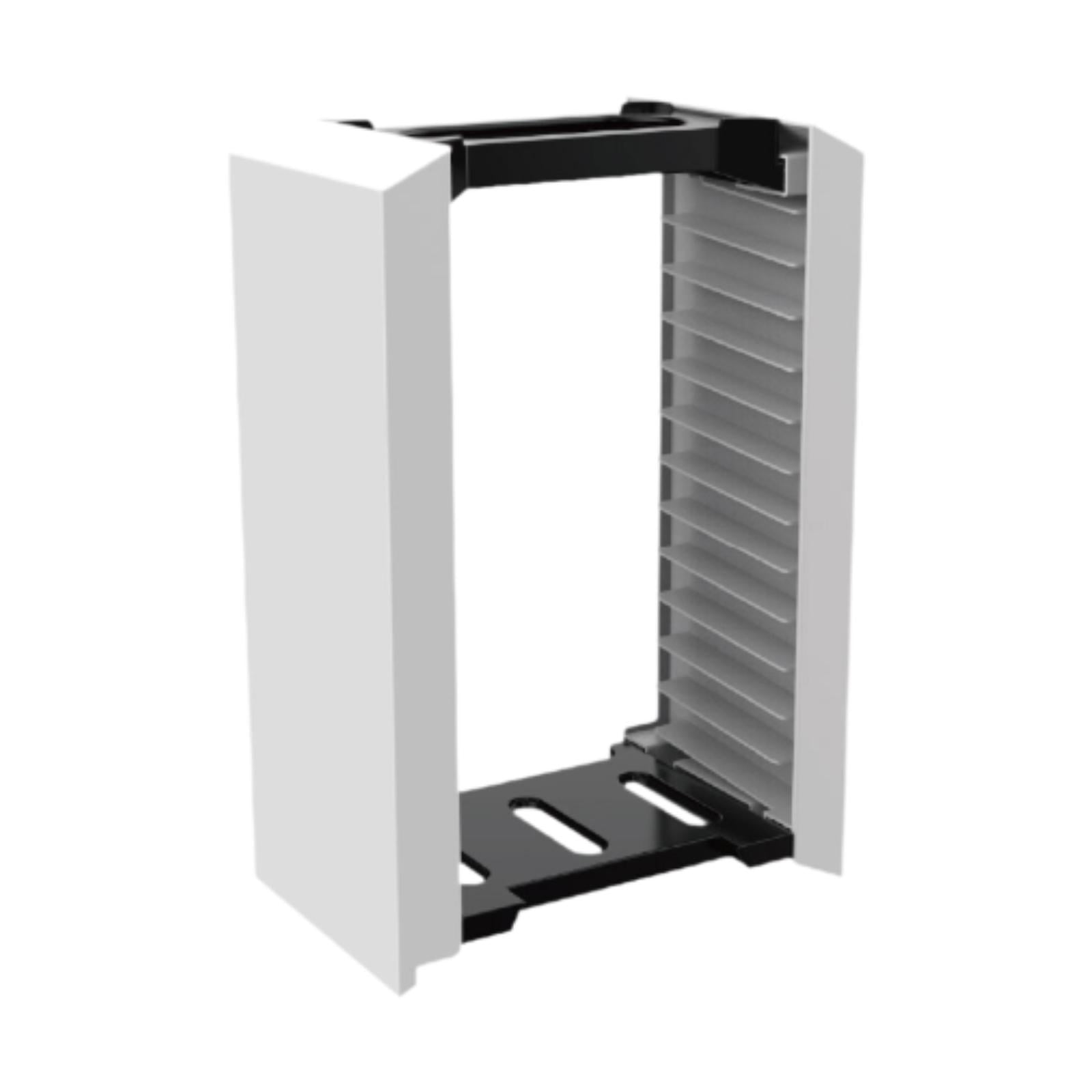 PETSOLA Game Disk Organizer Vertical Stand Holds 12 Cards Versatile ...