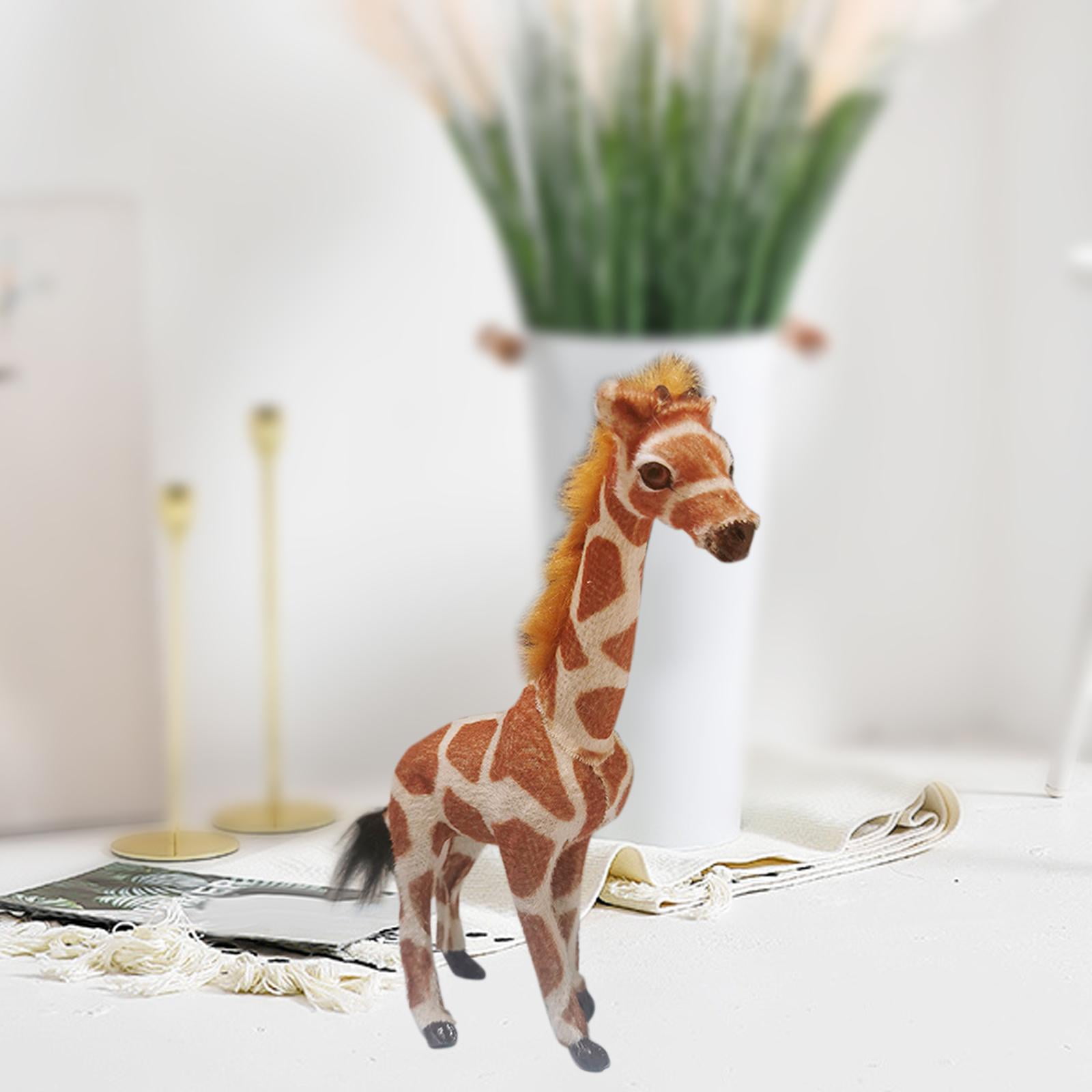 PETSOLA Giraffes Sculpture Statue Toy Giraffe Figure Cute Home Decor ...