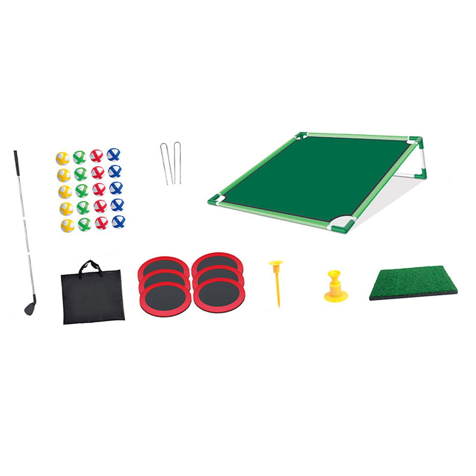 PETSOLA Golf Pong Set, Indoor or Outdoor Chipping Practice Game, Golf ...
