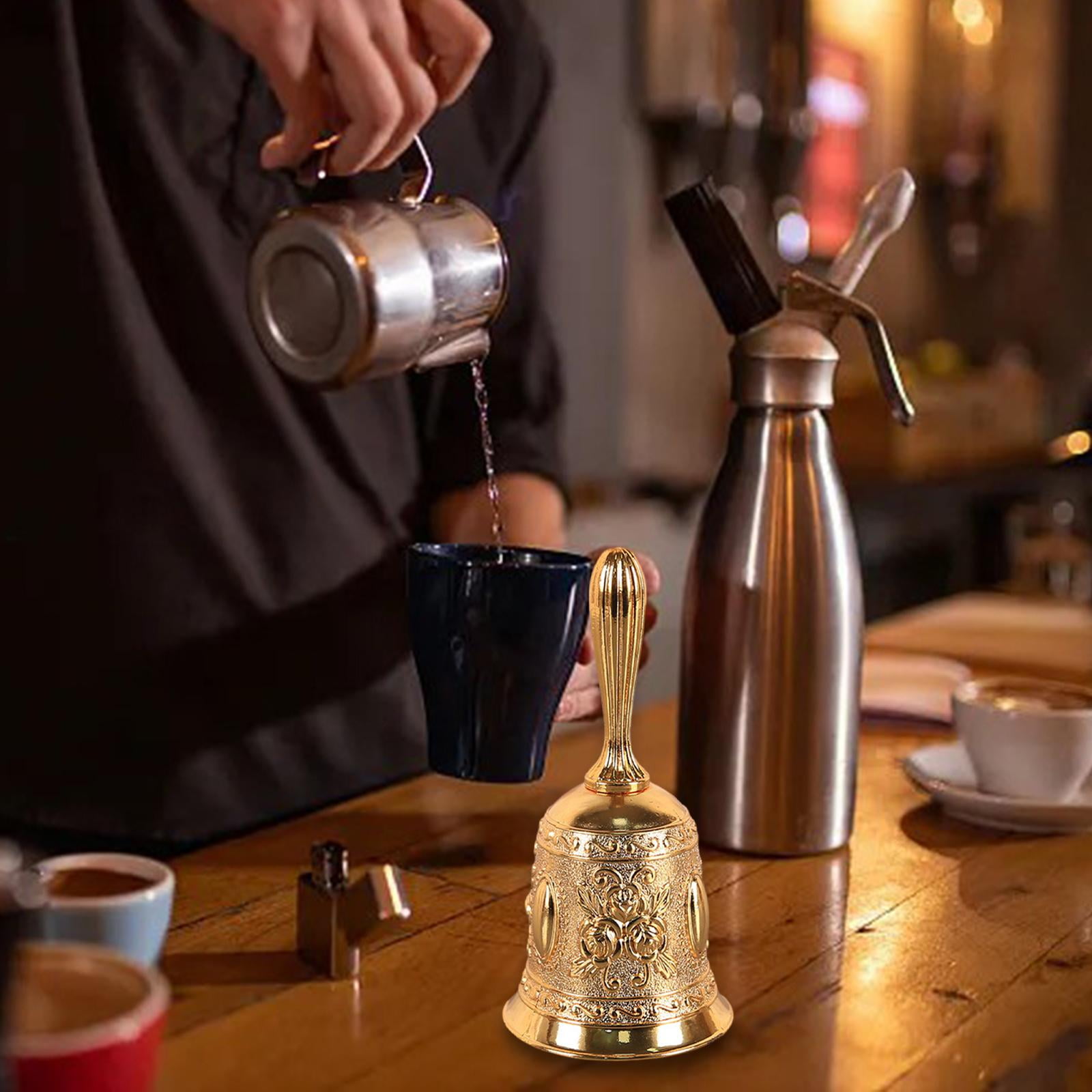 PETSOLA Hand Bell Call Bell Versatile Hand Held Service Bell Dinner ...