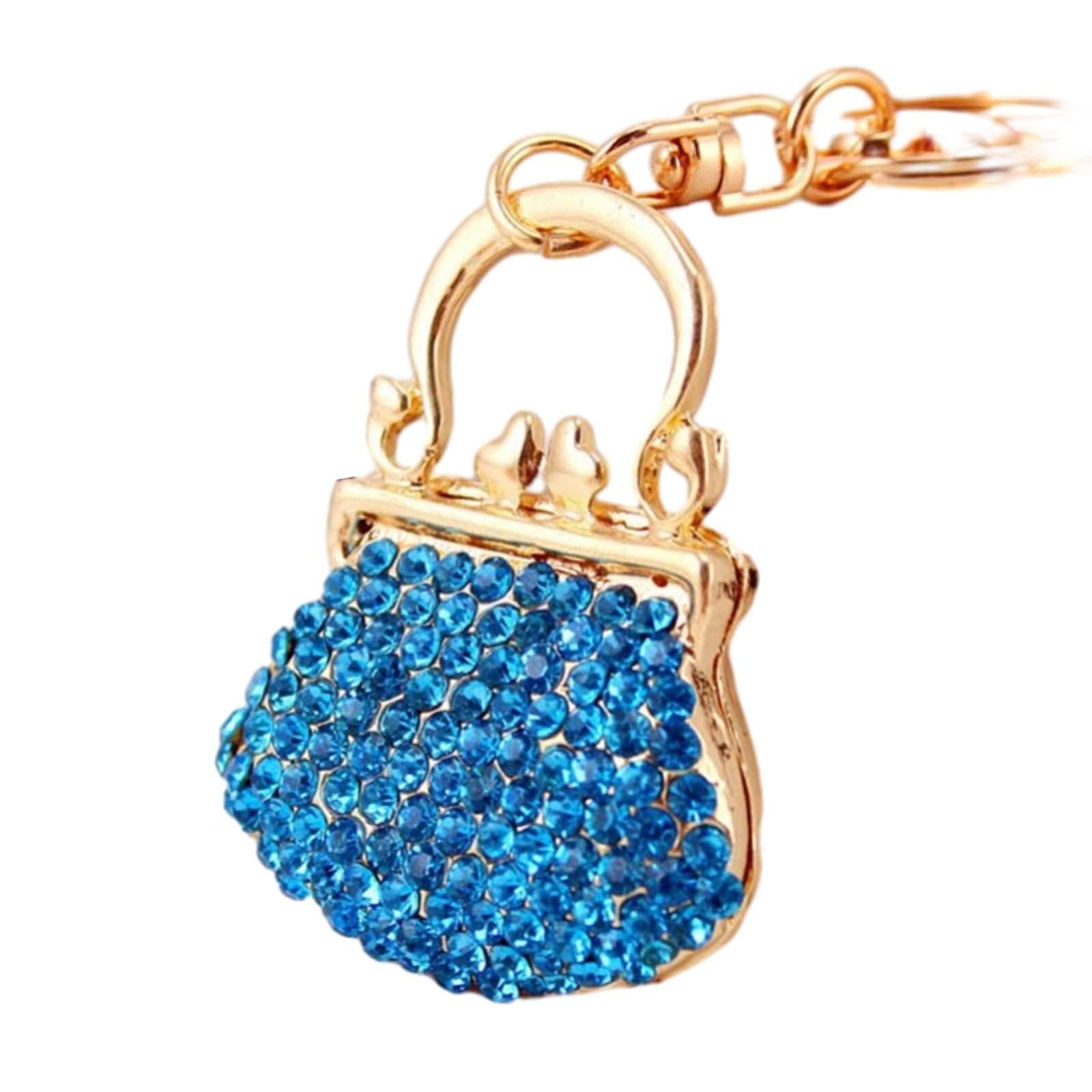 PETSOLA Handbag Bling Keychains Bling Key Rings Holder Party Favors ...