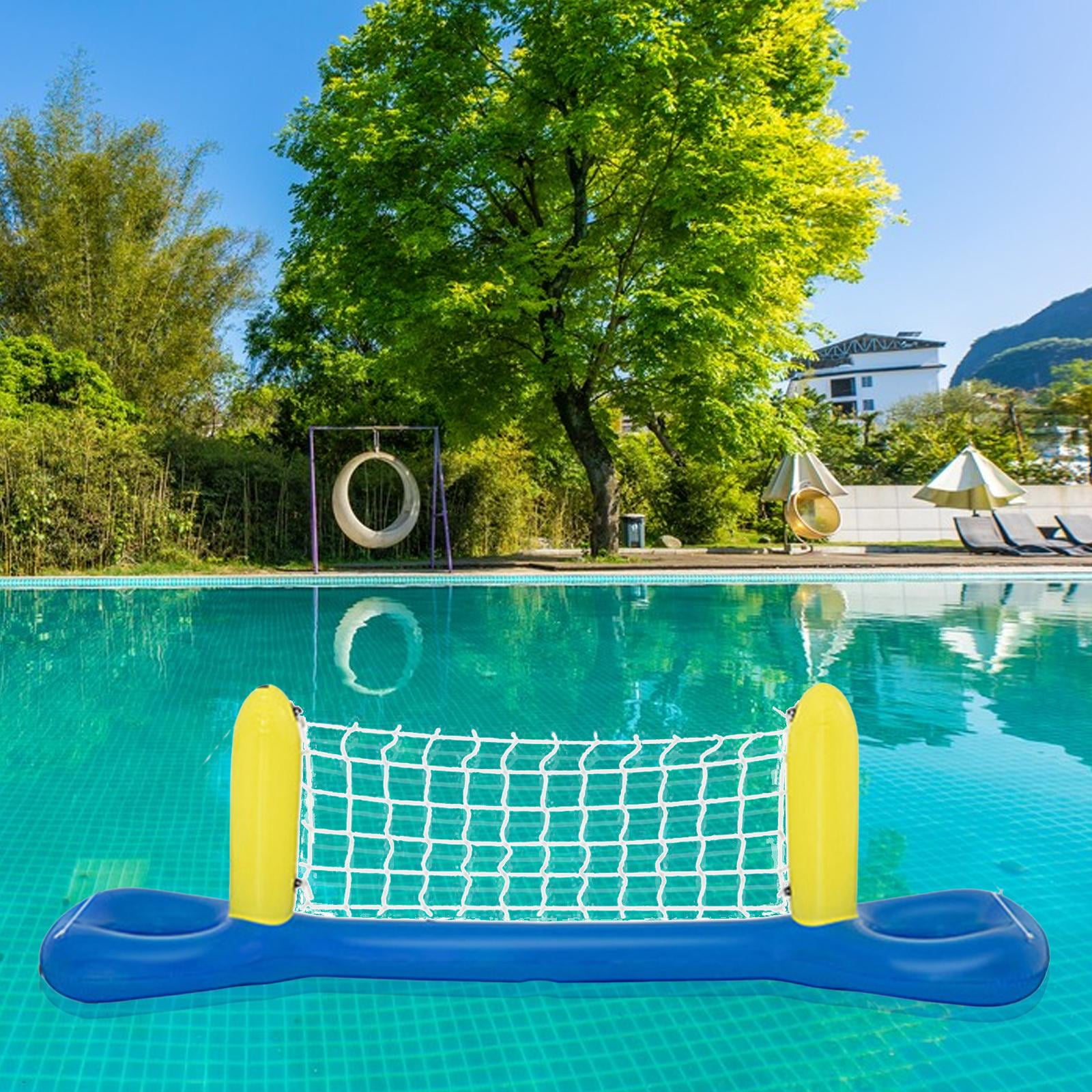 PETSOLA Inflatable Pool Volleyball Game Set Inflatable Swimming Pool ...