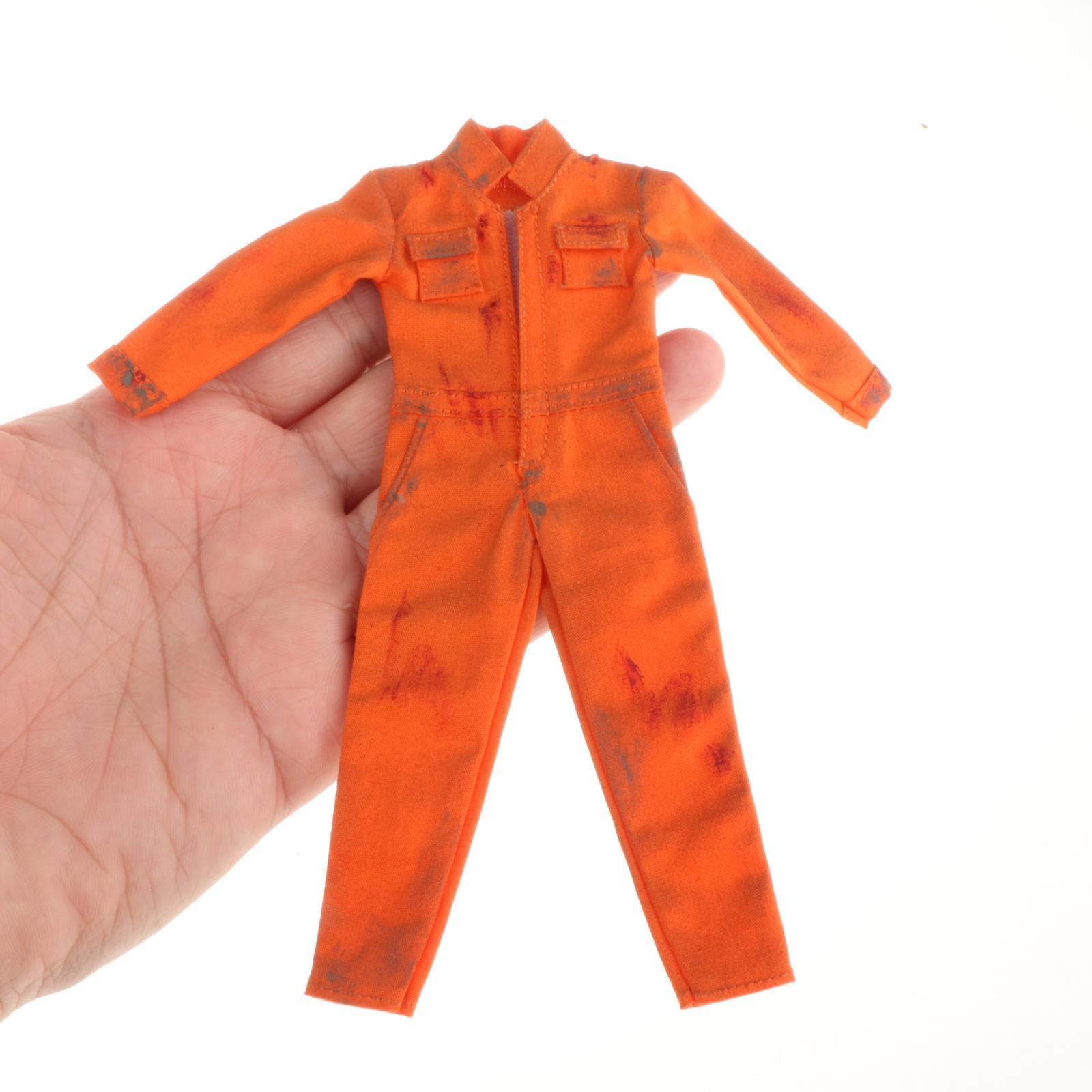 PETSOLA Jumpsuit 1/12 Male Figure Clothes DIY Doll Dress up Cosplay ...