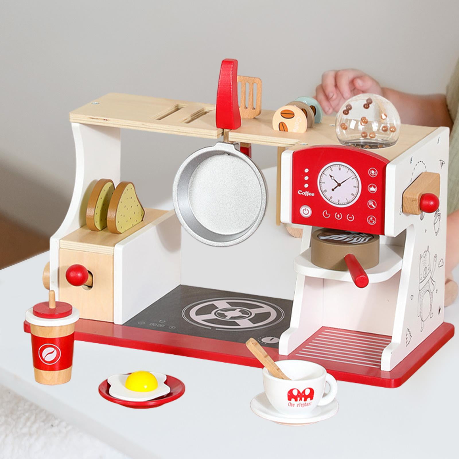 PETSOLA Kids Coffee Maker,Play Kitchen Accessory,Educational Creativity ...