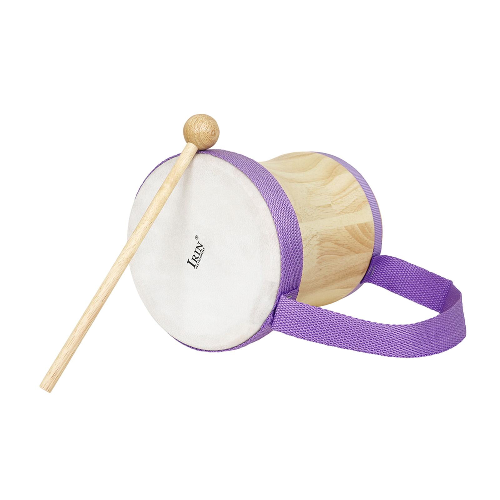 PETSOLA Kids Drum Set, Wooden Drum Set with Carry Strap, Wooden Drum ...