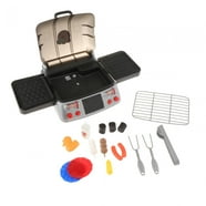 Hey! Play! BBQ Grill Toy Set - Pretend Play Kids Dinner Play Set ...