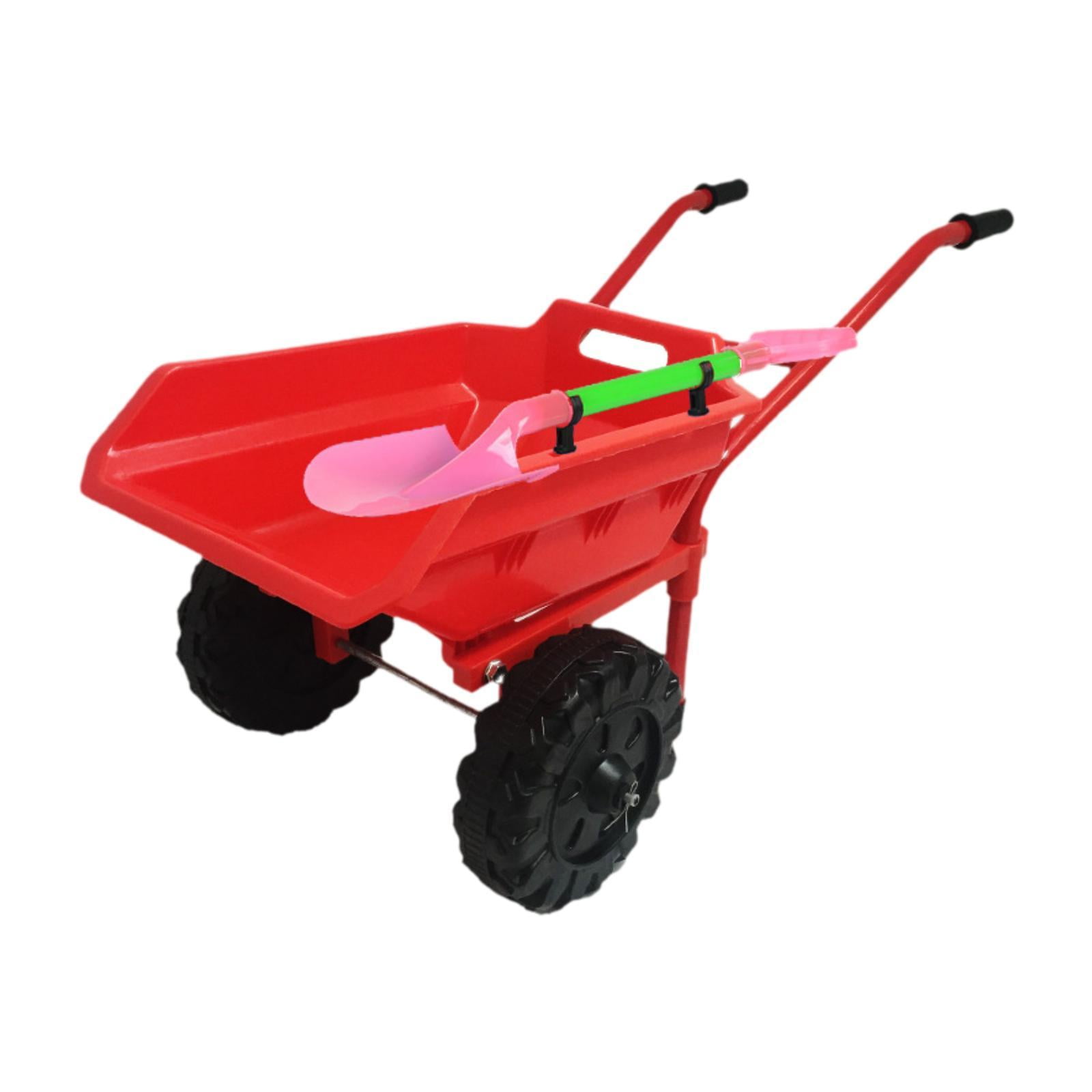 PETSOLA Kids Wheelbarrow Child Wheel Barrel,Beach Accessories,Beach Toy ...