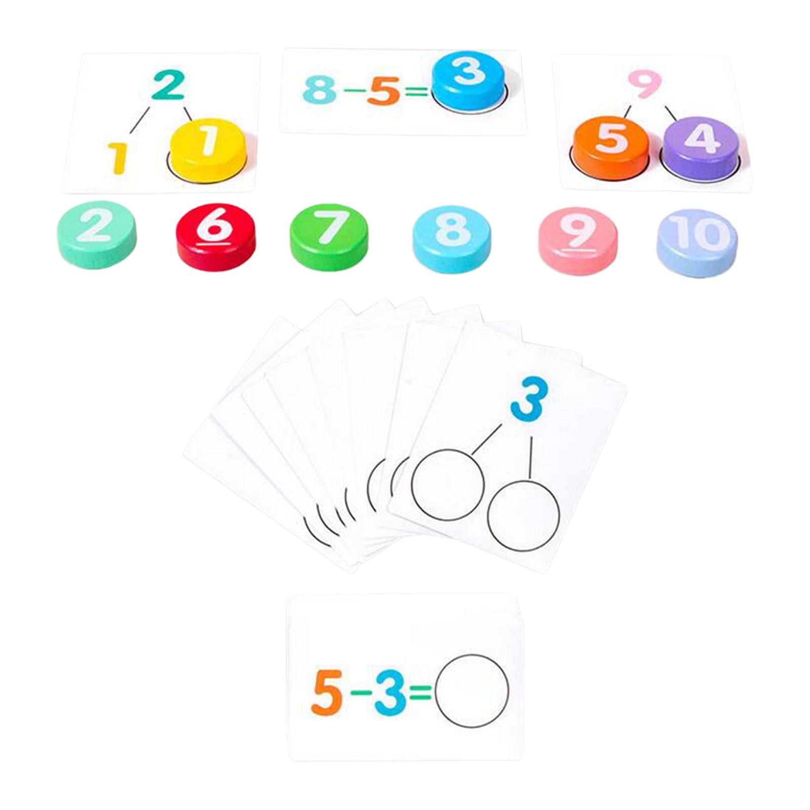 PETSOLA Math Educational Number Learning Puzzle 46 Number Calculation ...
