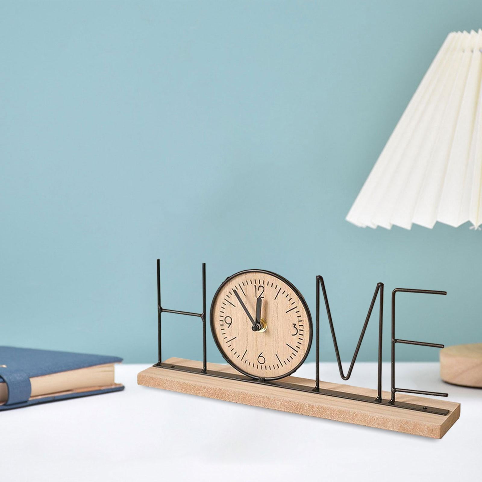 PETSOLA Metal Clock Timepiece Modern Room Decor Accessories Collectible ...