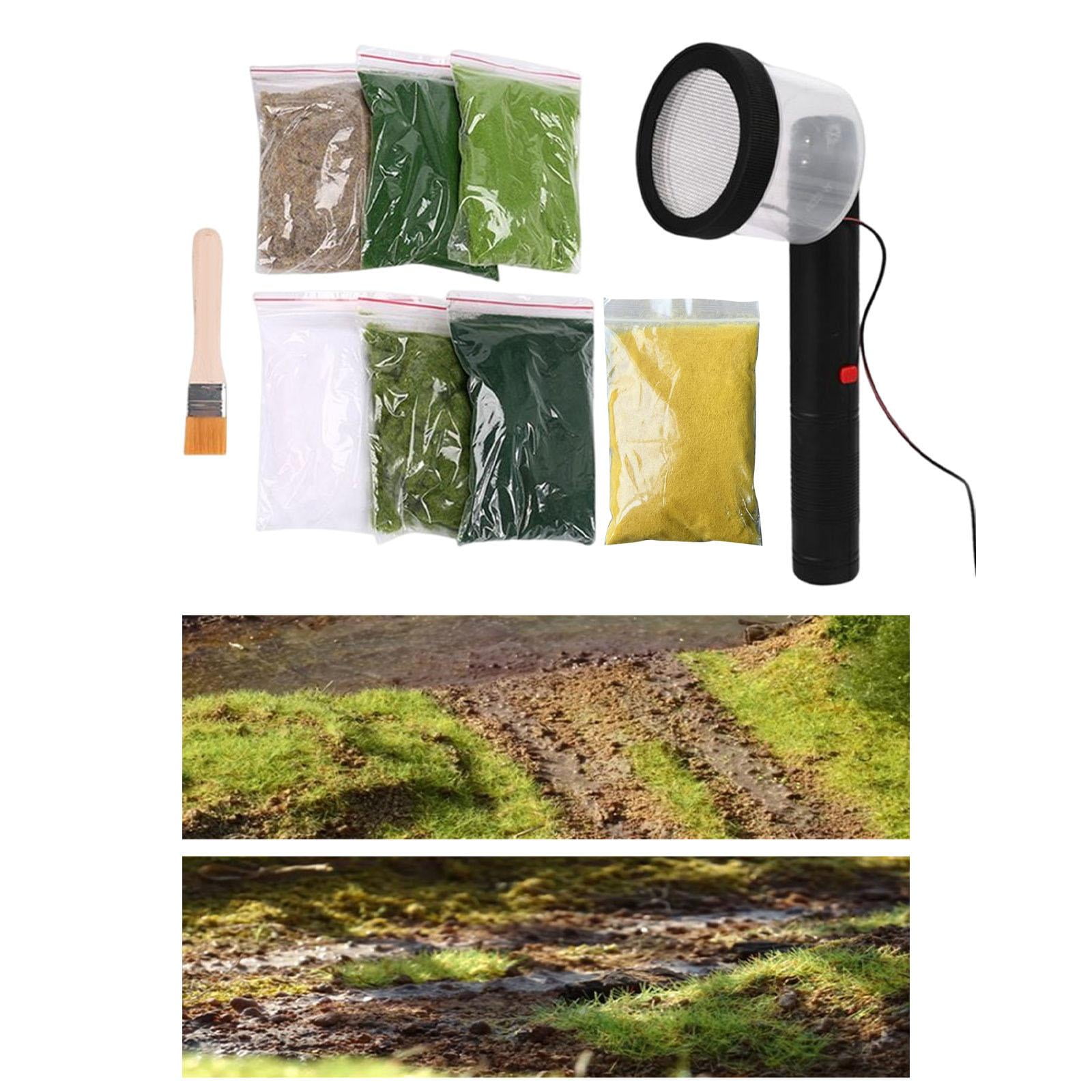 PETSOLA Mini Static Grass Flocking DIY Scene Modelling Electrostatic ...