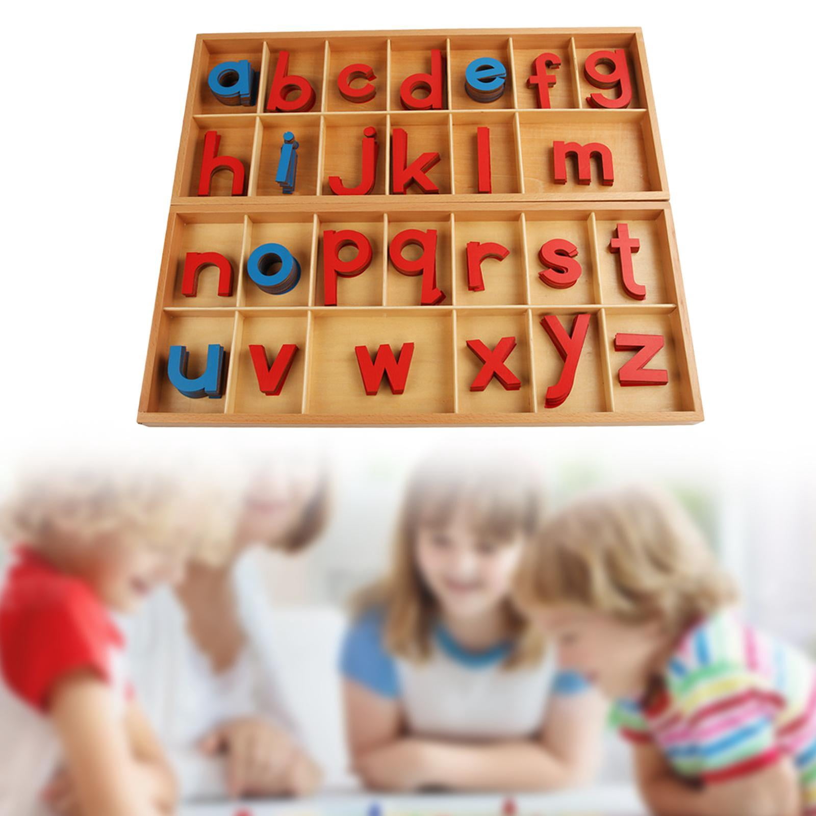 PETSOLA Movable Alphabet with Box Spelling Learning Toy for Practice ...