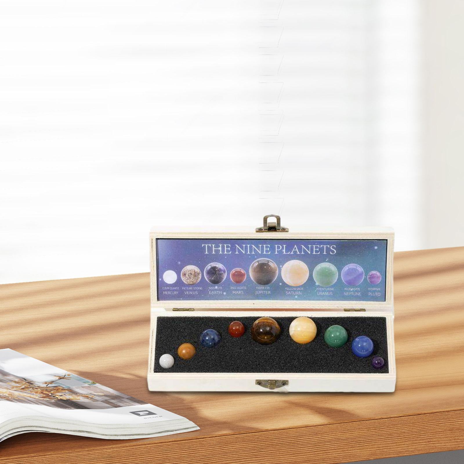 PETSOLA Nine Planets Stones Nine Planets Solar System Model Set for ...