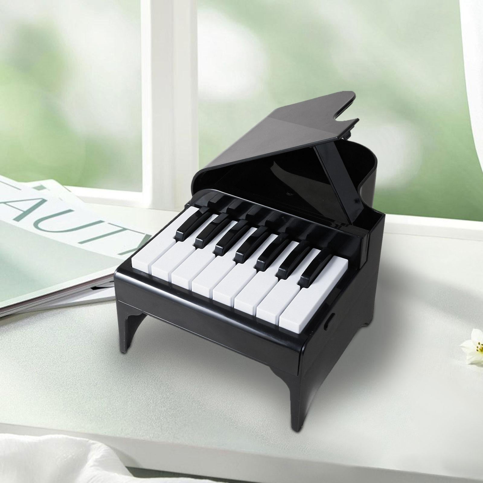 PETSOLA Playable Piano Desk with Music Scores Office with Sticker for ...