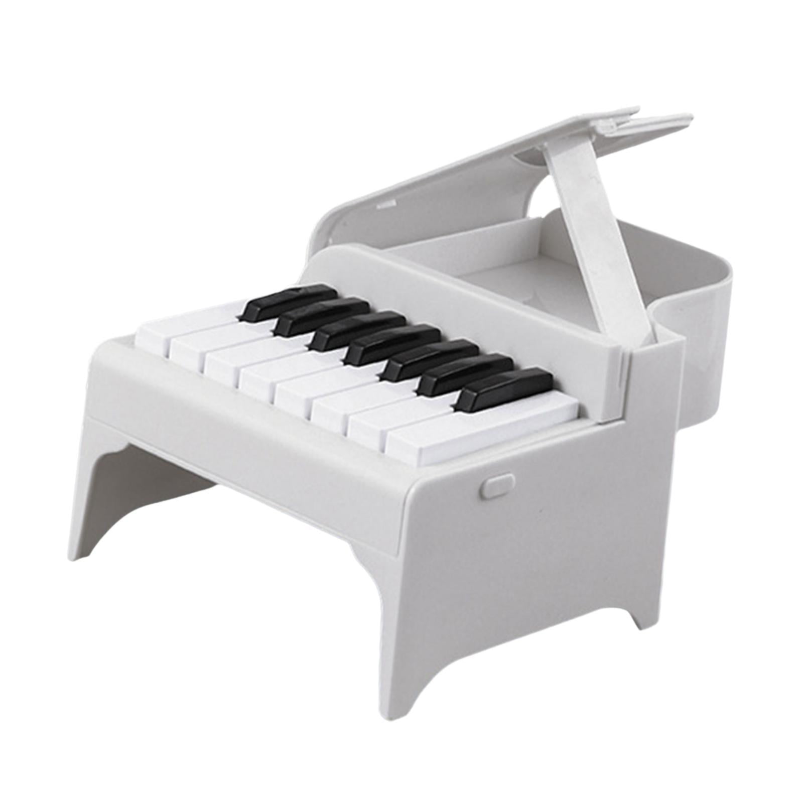 PETSOLA Playable Piano Desk with Music Scores Office with Sticker for ...