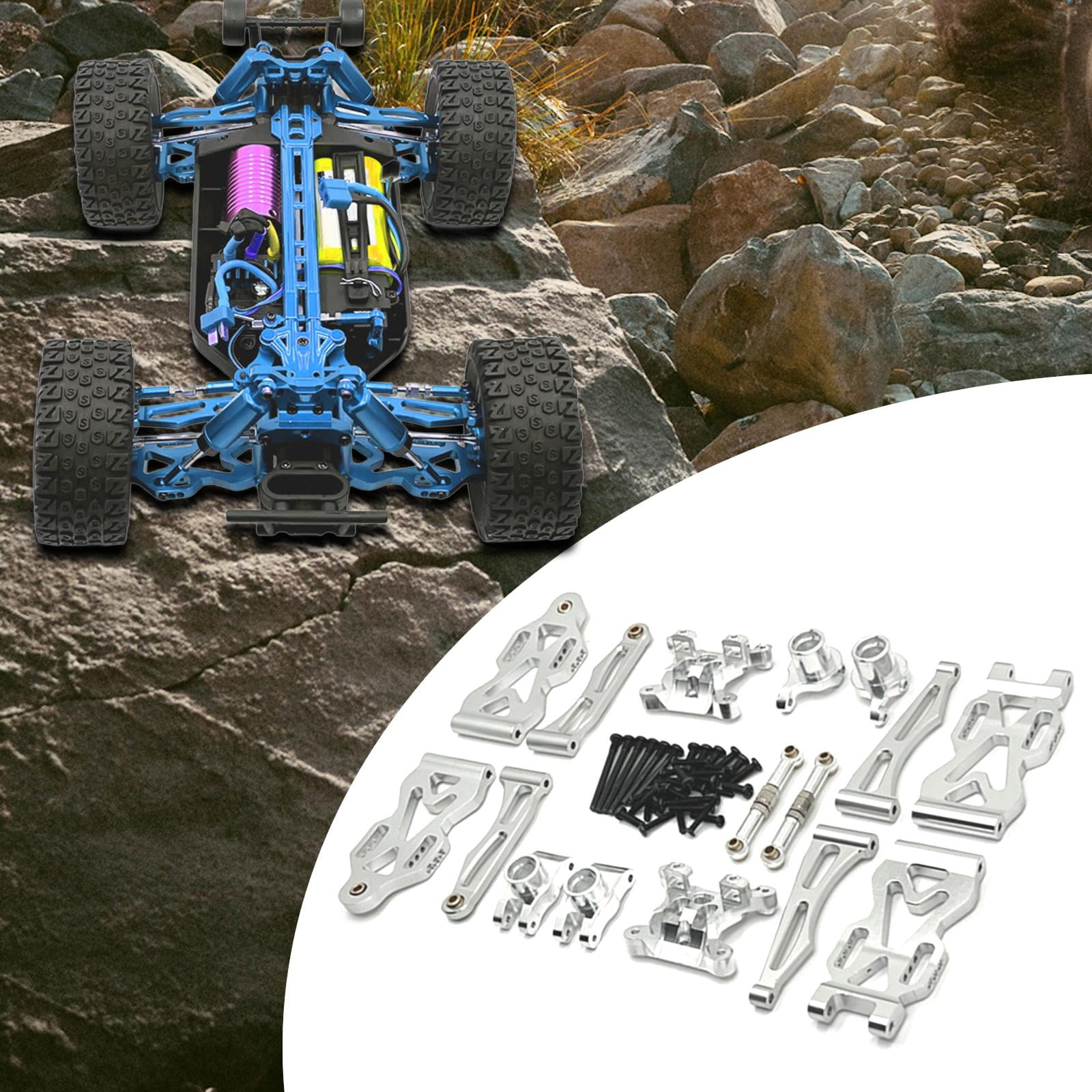 PETSOLA RC Car Upgraded Metal Parts RC Car Accessory, Replacement ...