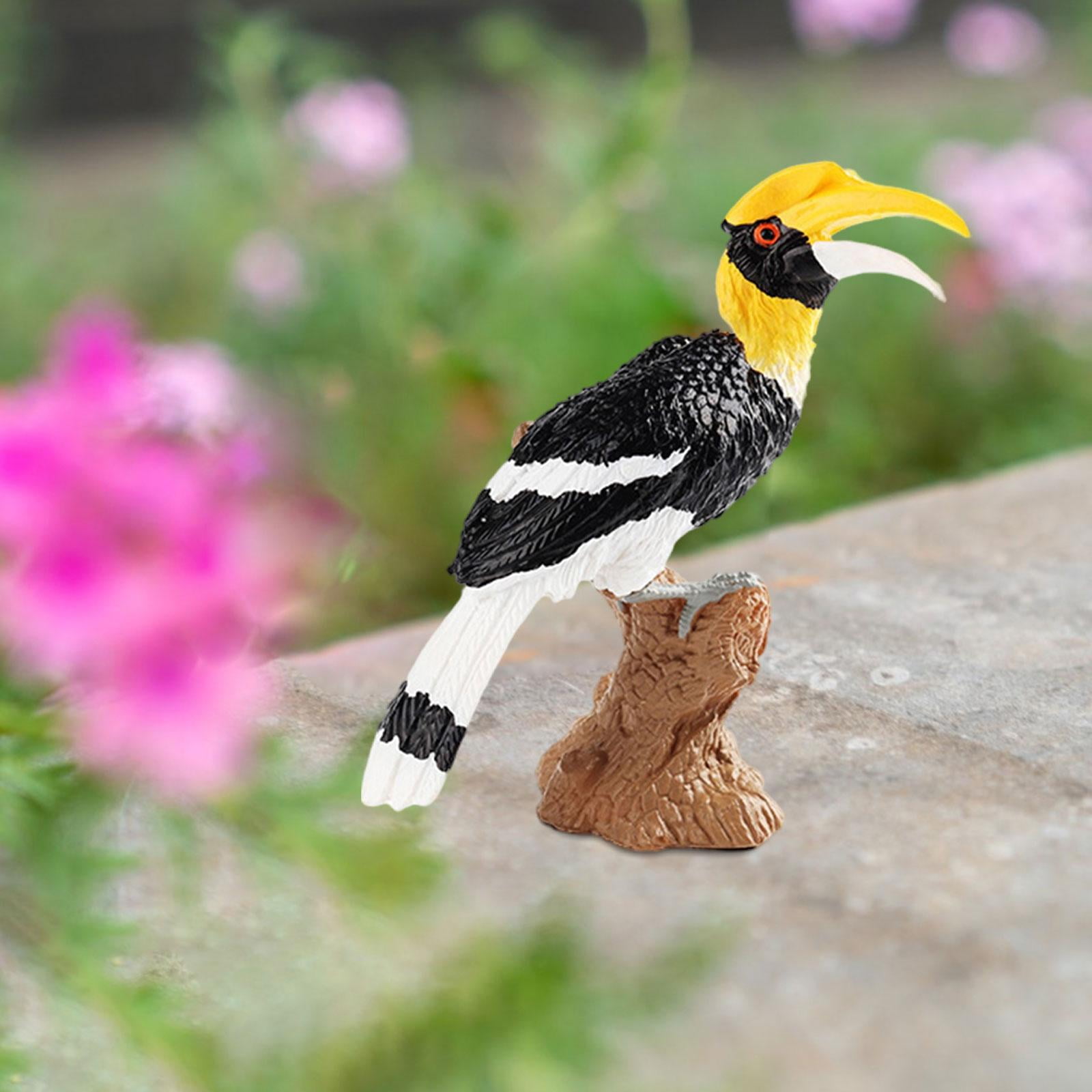 PETSOLA Realistic Bird Animal Models Toys Craft Lifelike Bird ...