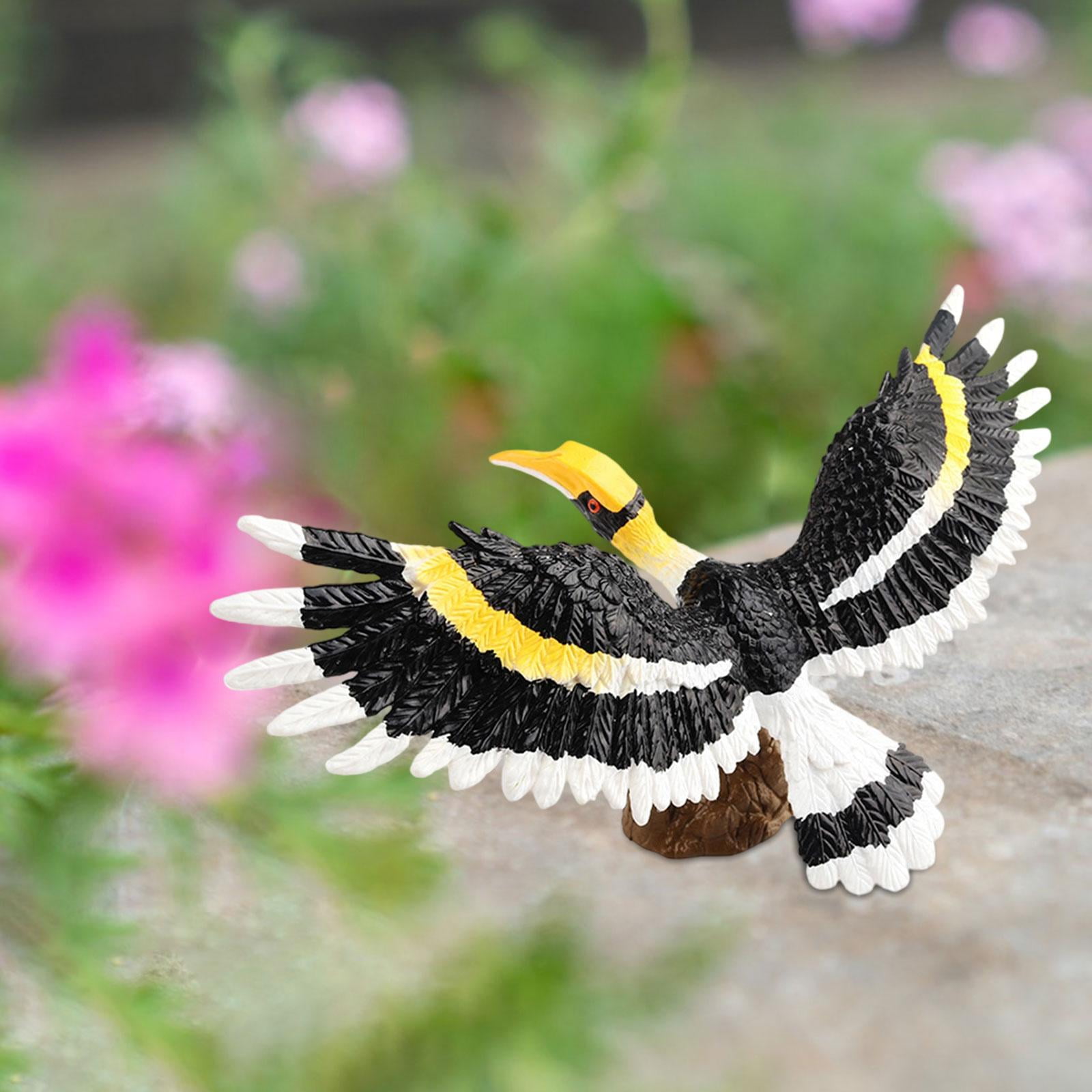 PETSOLA Realistic Bird Animal Models Toys Craft Lifelike Bird ...