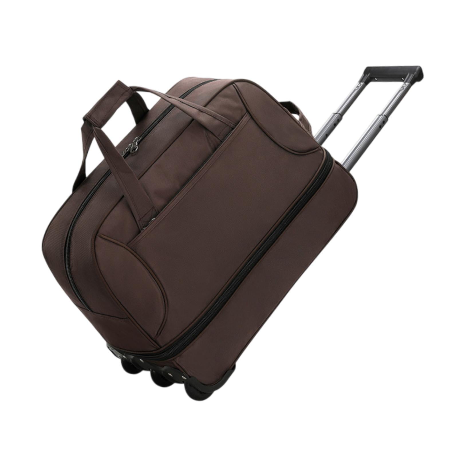 PETSOLA Rolling Duffel Bag Heavy Duty Large Capacity Weekender ...