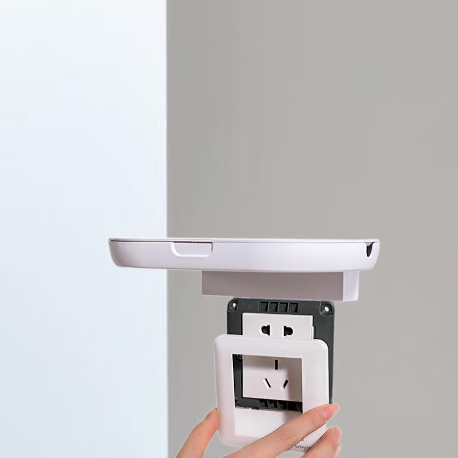 PETSOLA Socket Wall Shelf Outlet Shelf for Home Office Easy Install ...