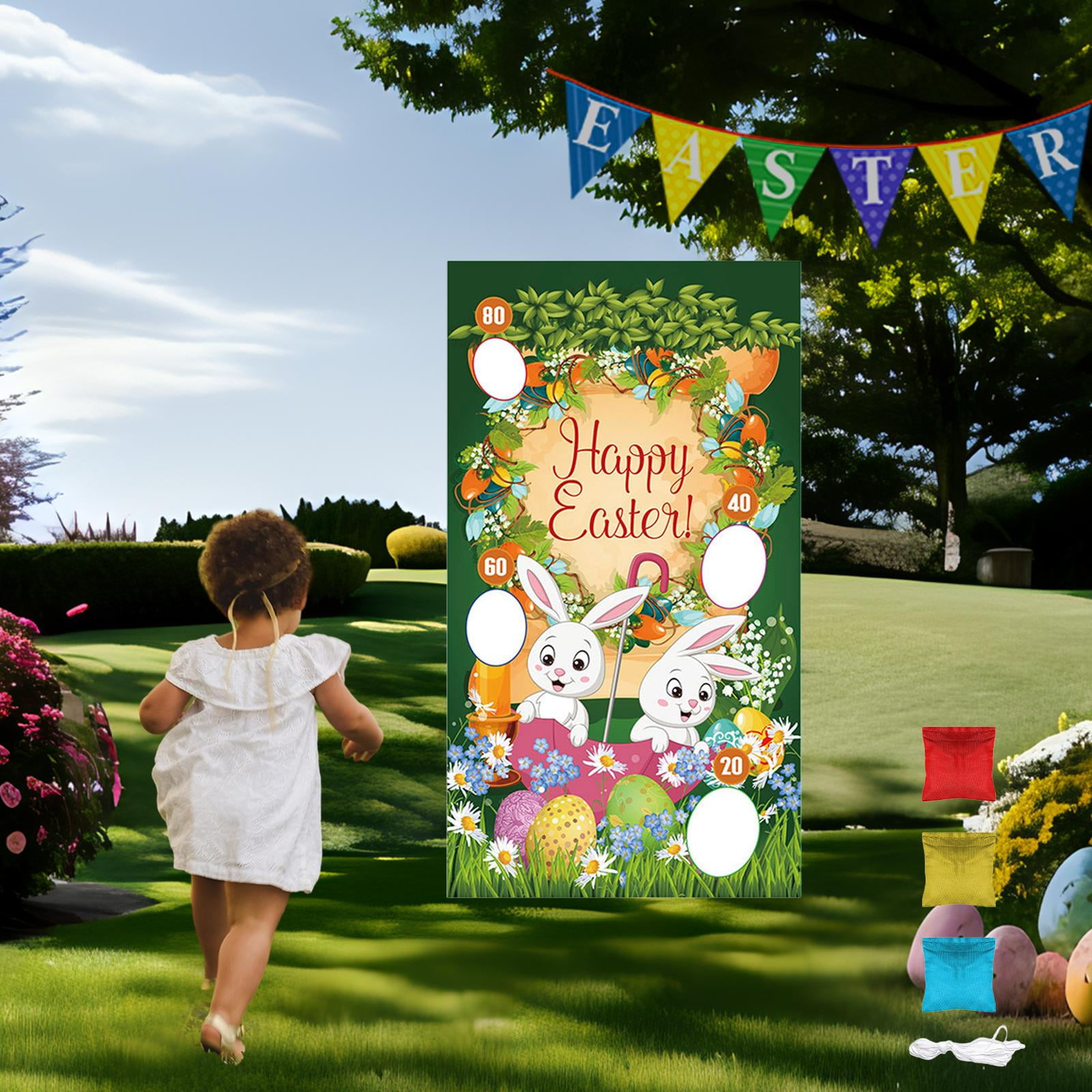 PETSOLA Toss Game Banner Backdrop Carnival Activity Photo Props Party ...