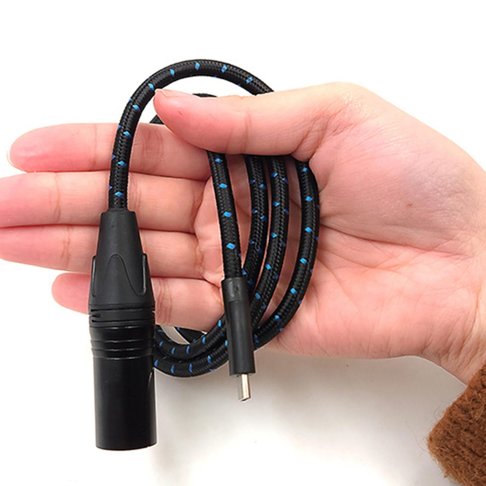 PETSOLA Type C to XLR Cable Copper Wire Core with DAC Decoding Chip ...