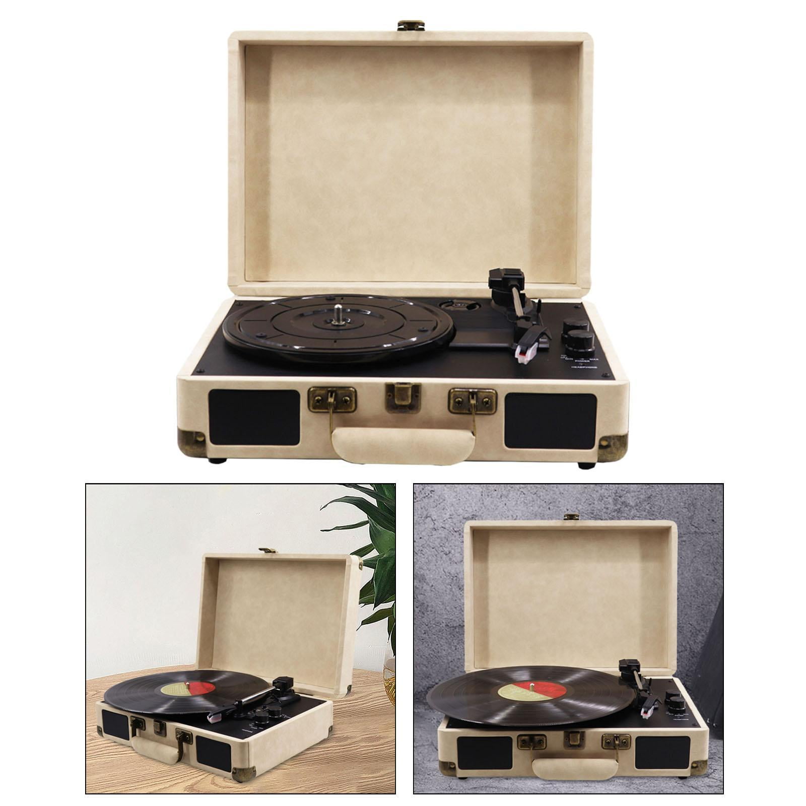 PETSOLA Vinyl Records Player Built in Speaker, Friend Gift Turntable ...
