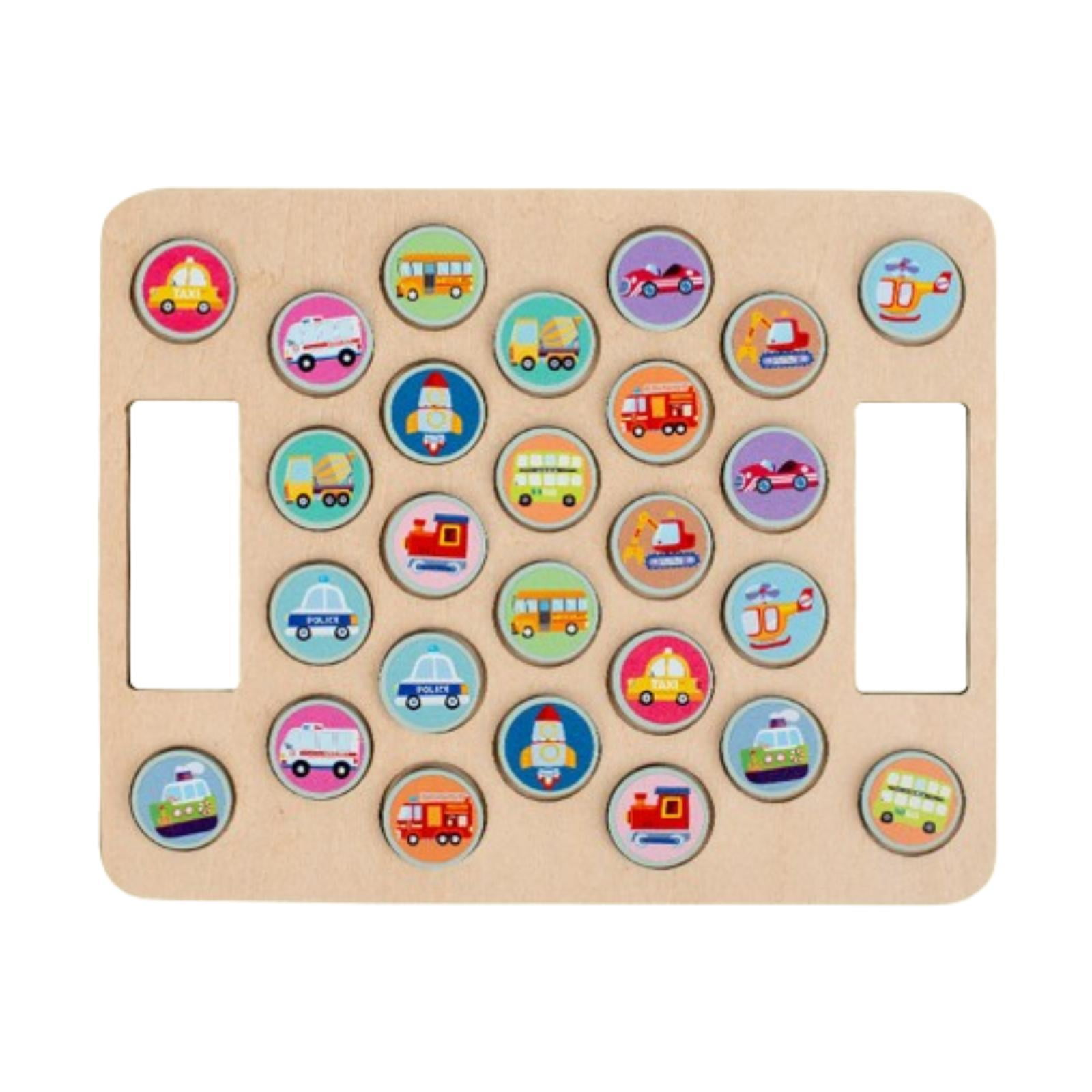 PETSOLA Wood Chess Board Brain Teaser Toy Interactive Cognitive ...