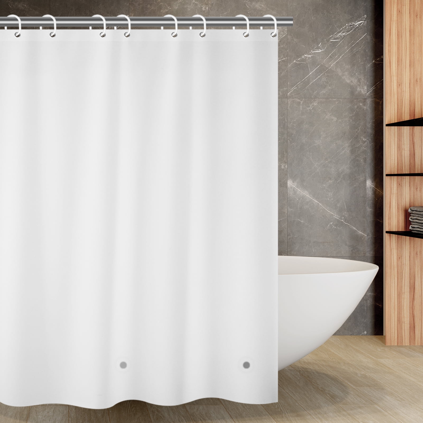 PEVA Shower Curtain Liner 72” x 72” 10G Extra Heavy Duty Thickness ...