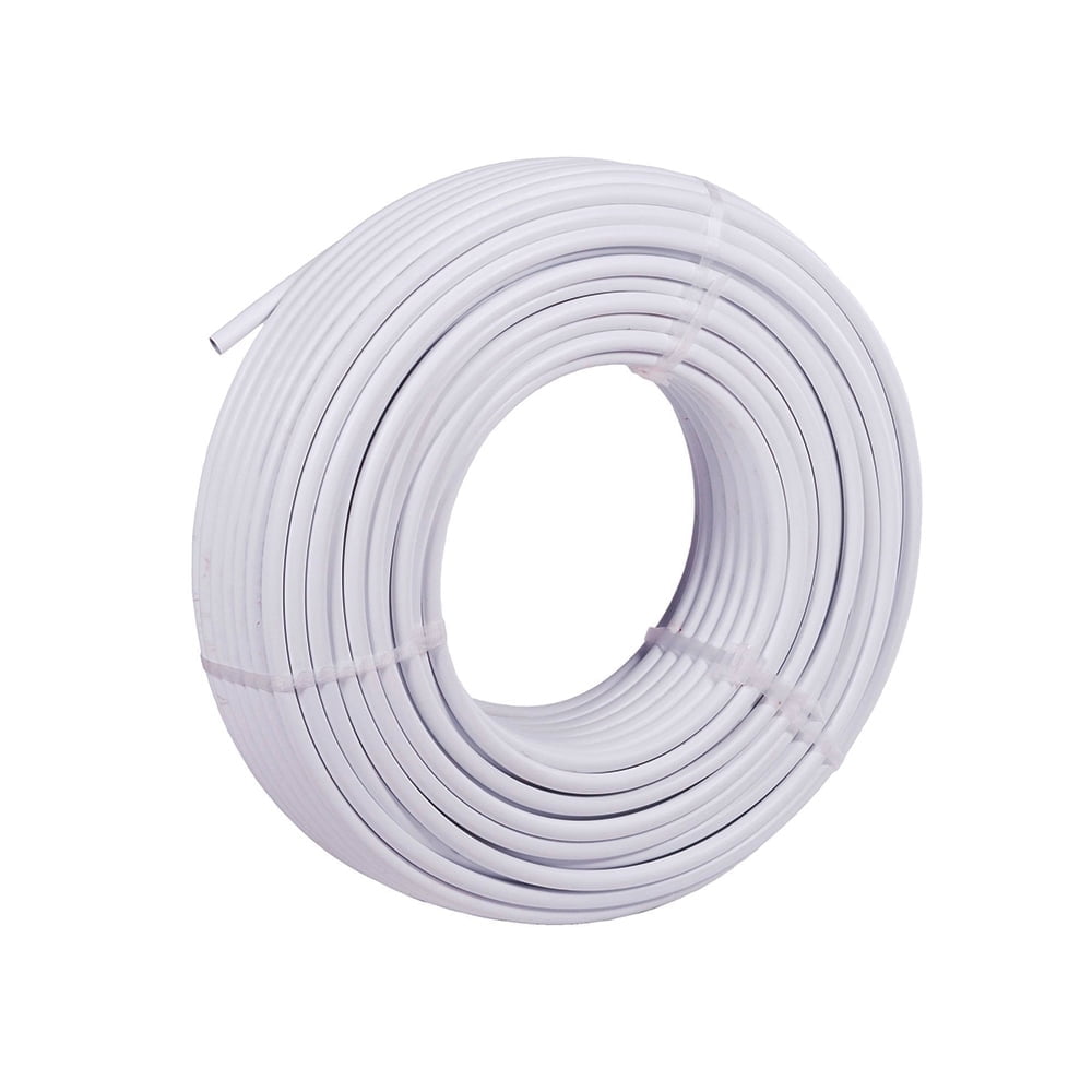 PEX-A Pipe 1/2 Inch x 100 Feet, White Tubing Water Plumbing, Potable ...