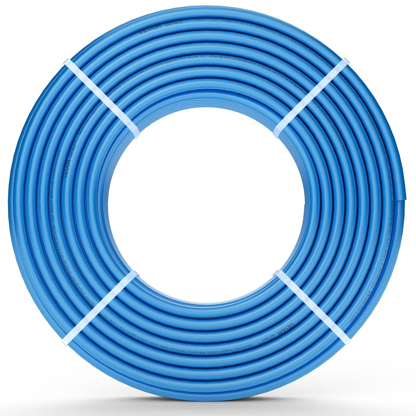 PEX-B Flexible Water Pipe Tubing 1/2 Inch 300 Feet Blue for Hot Cold ...
