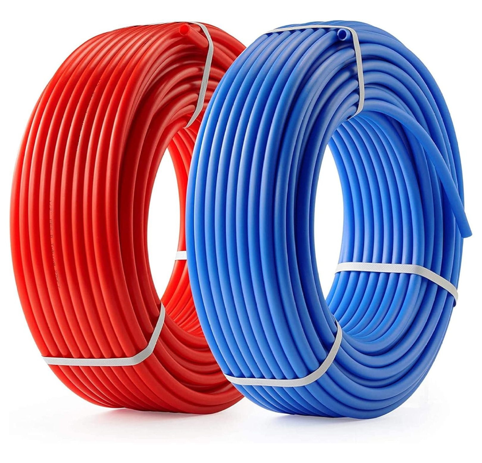PEX B Tubing -2 Rolls of PEX Tubing- 1/2 Inch X 50 ft Blue and Red Pipe ...