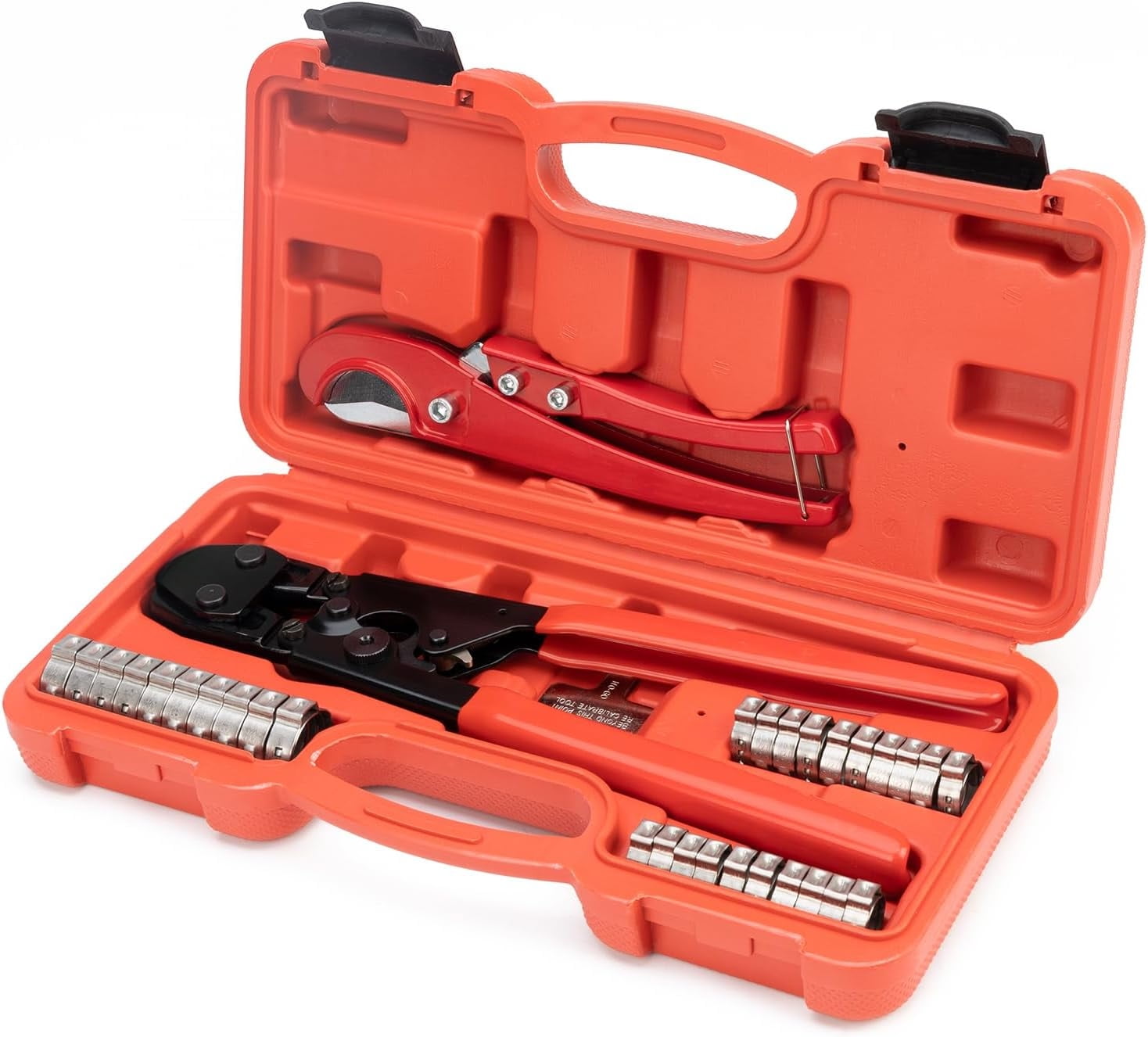 PEX Clamp Tool Kit for 3/8-in, 1/2-in, 3/4-in, 1-in PEX Clamp Cinch ...