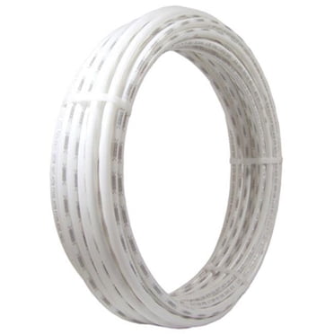 SharkBite U860W100 PEX Pipe 1/2 Inch, White, Flexible Water Pipe Tubing ...