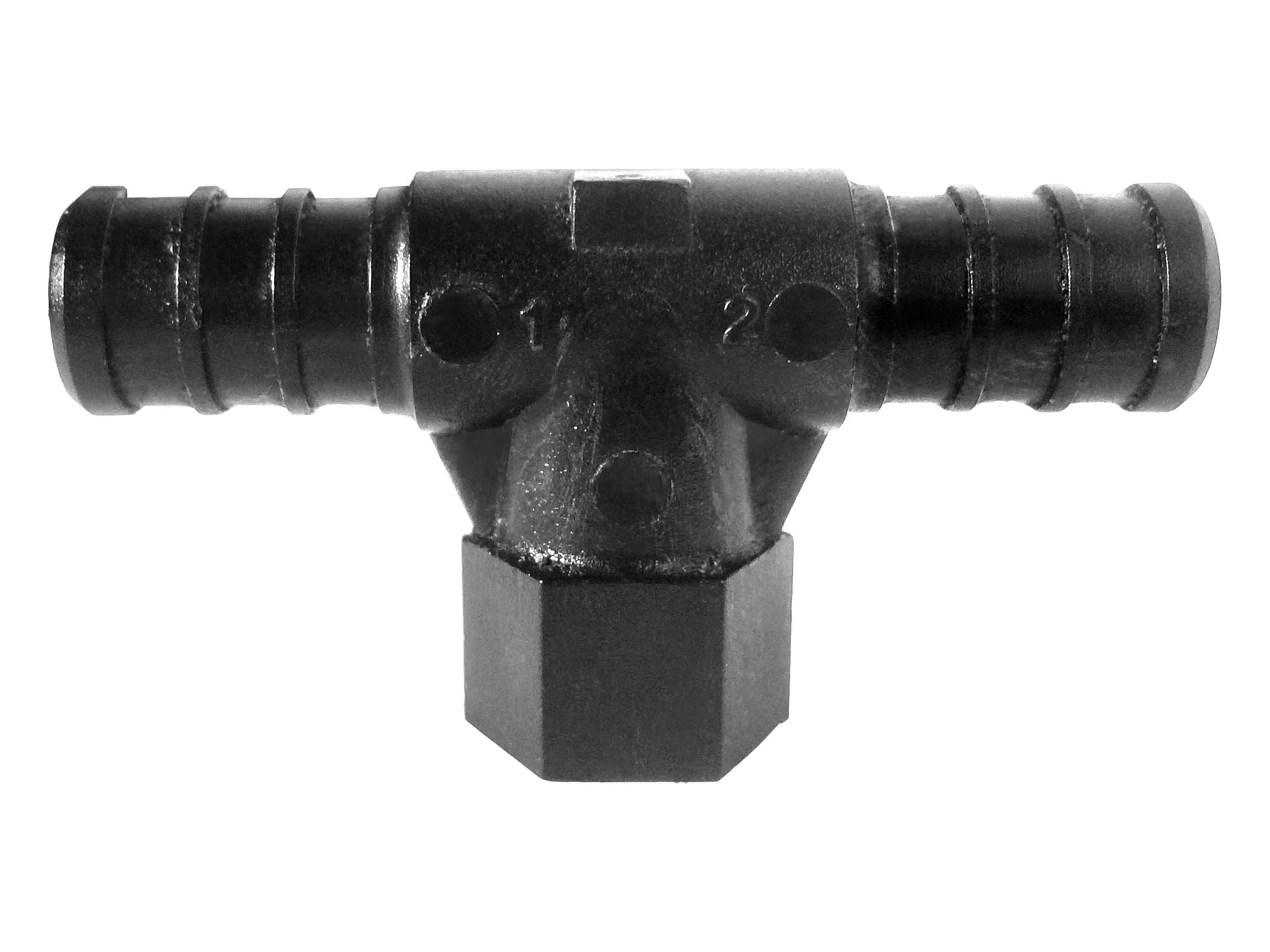 PEX Female Tee 1/2" x 1/2" x 1/8" FPT 5PK - Walmart.com