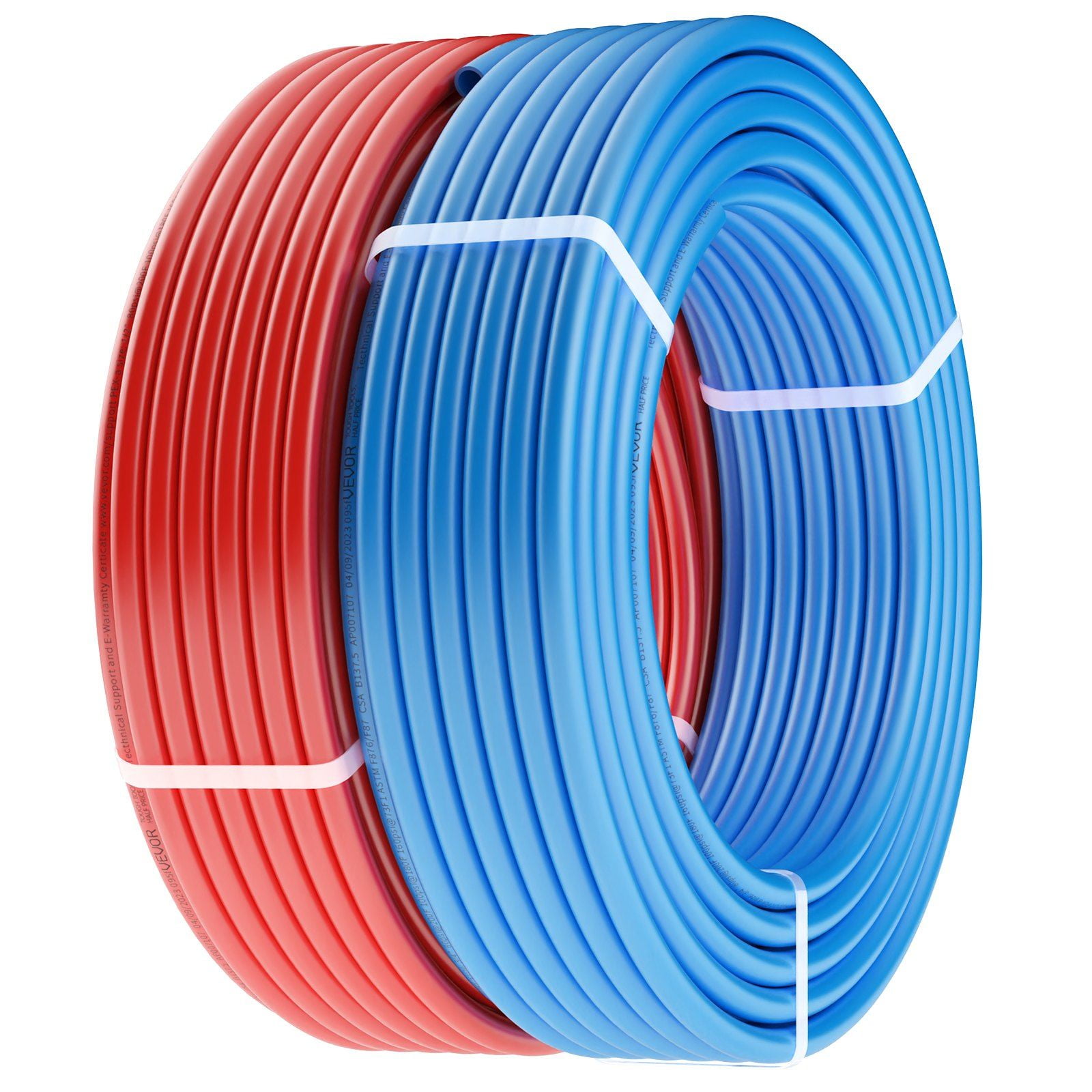 PEX Pipe 1/2 Inch, 2 x 100 Feet Length PEX-A Flexible Pipe Tubing for ...