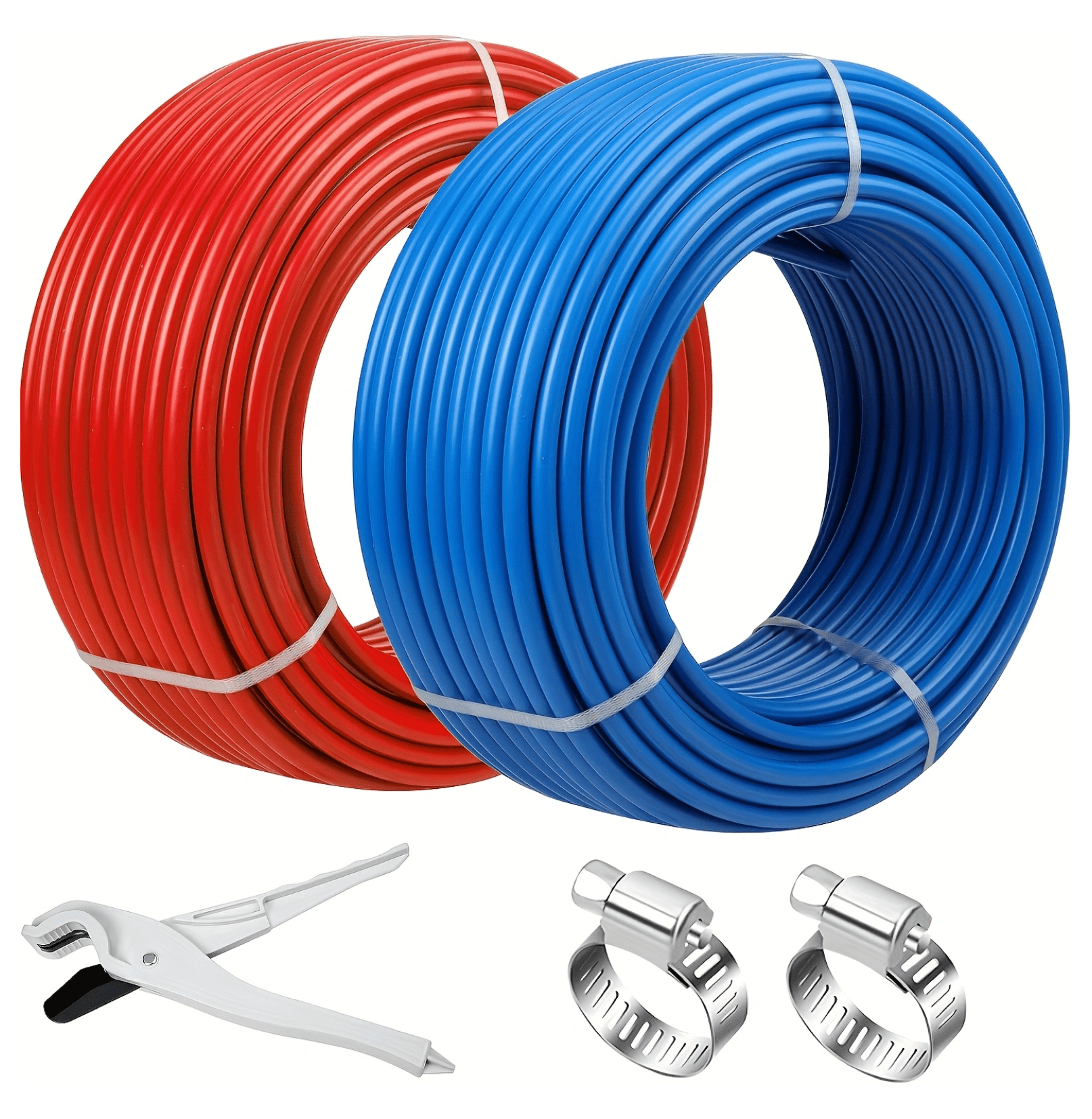 PEX Pipe 1/2 Inch - 200ft Flexible Tubing for Hot & Cold Water - with ...
