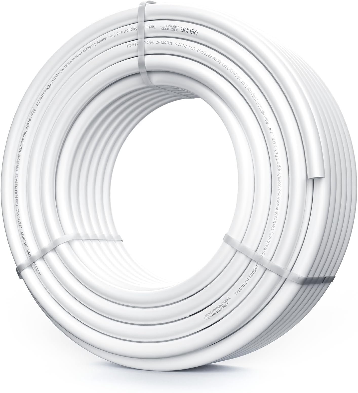 PEX Pipe 3/4 Inch, 100 Non- Barrier PEX-A Flexible Pipe Tubing for ...