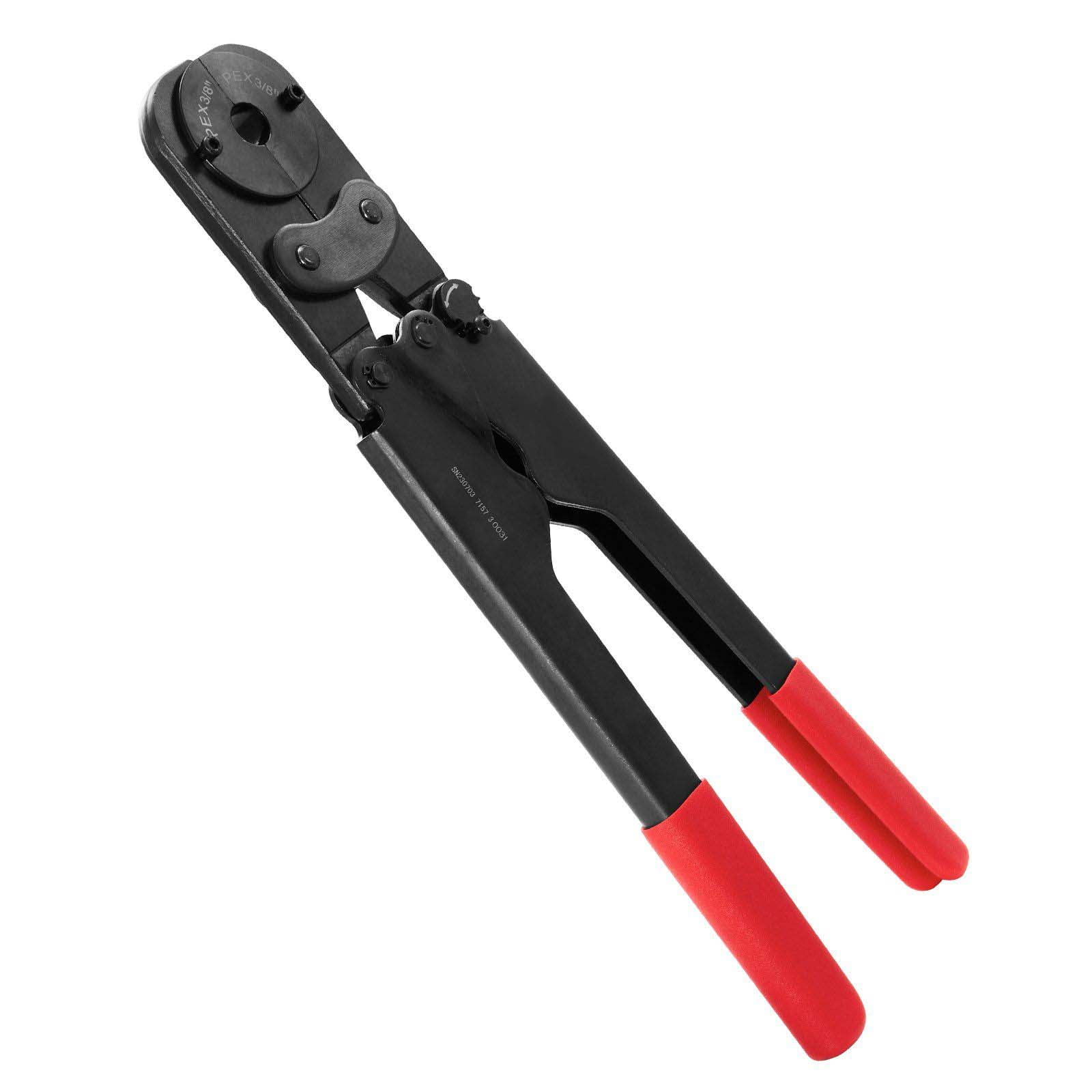 PEX Crimping Tool Kit - 3/8", 1/2", 3/4" Pro Press Crimper, PEX Tubing ...