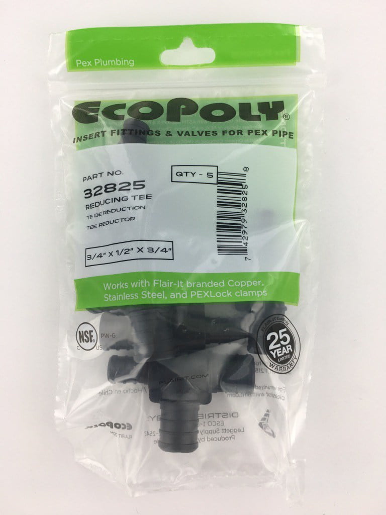 PEX Reducing Tee 3 4 X 1 2 X 3 4 5 Pack Walmart pex-reducing-tee-3-4-x-1-2-x-3-4-5-pack-walmart
