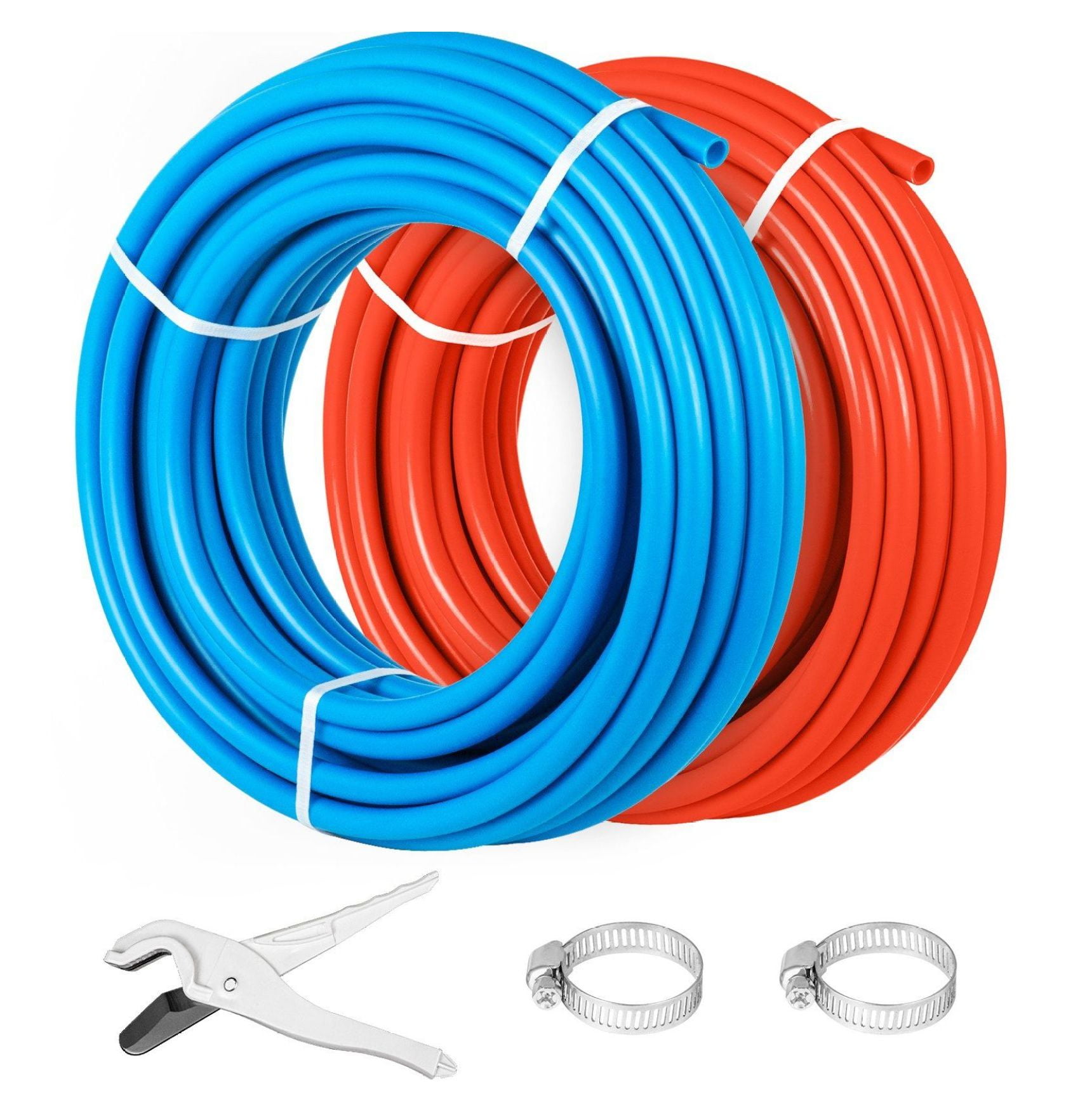 PEX Tubing 1/2 Inch x 100ft (2 Rolls) - Non Oxygen Barrier PEX Pipe for ...