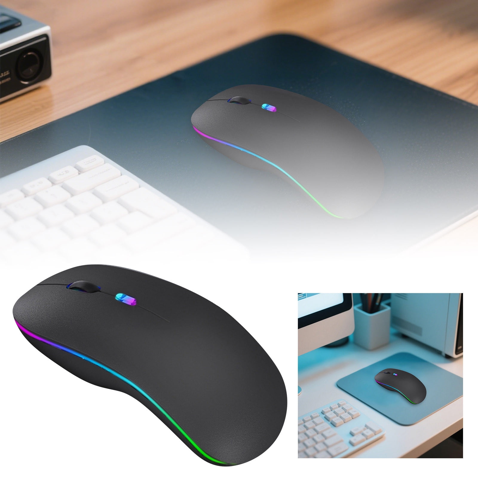 PEXERA Advanced Wireless Ergonomic Silent Portable Rechargeable Slim ...