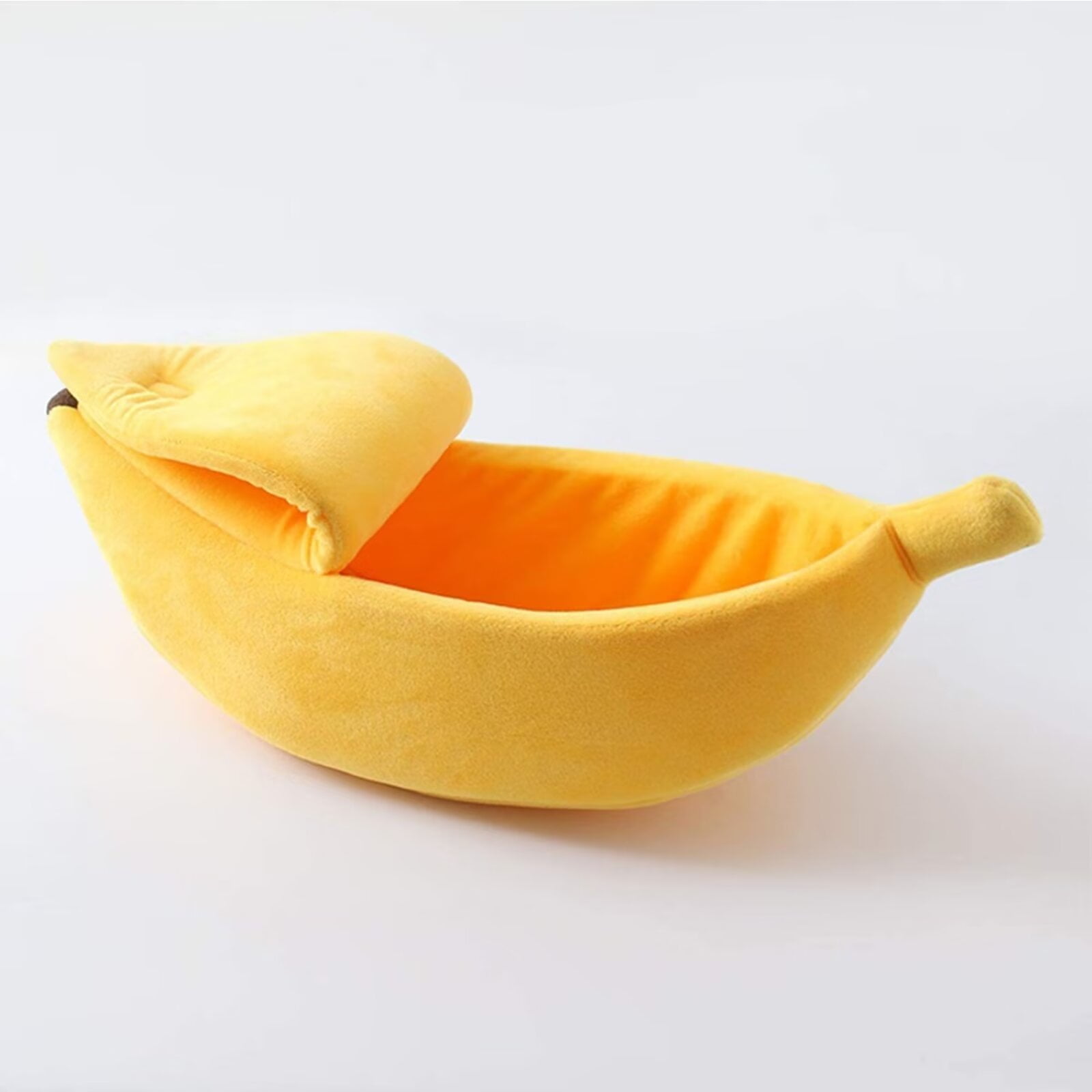 PEXIOAN Cute Banana Cat Bed House Medium Size, Christmas Pet Bed Soft ...