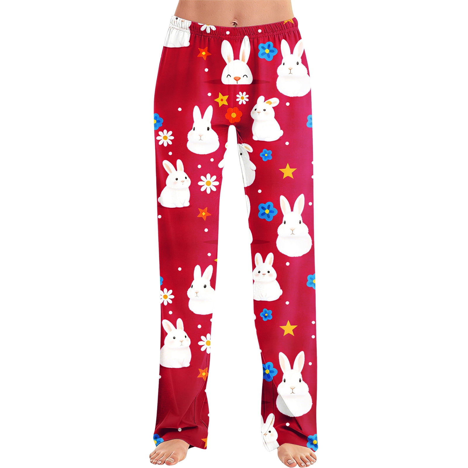PEXLYCLU Easter Sleepwear, Easter Pajama Pants, Easter Pants, Women's ...